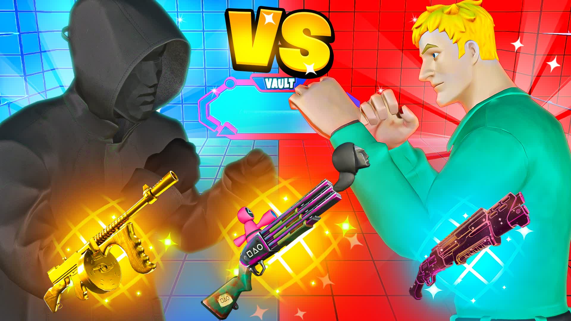 SQUID RVB🔴🔵🏴FRONTMAN VS PLAYERS🦑 4905-2202-4638 by kary - Fortnite