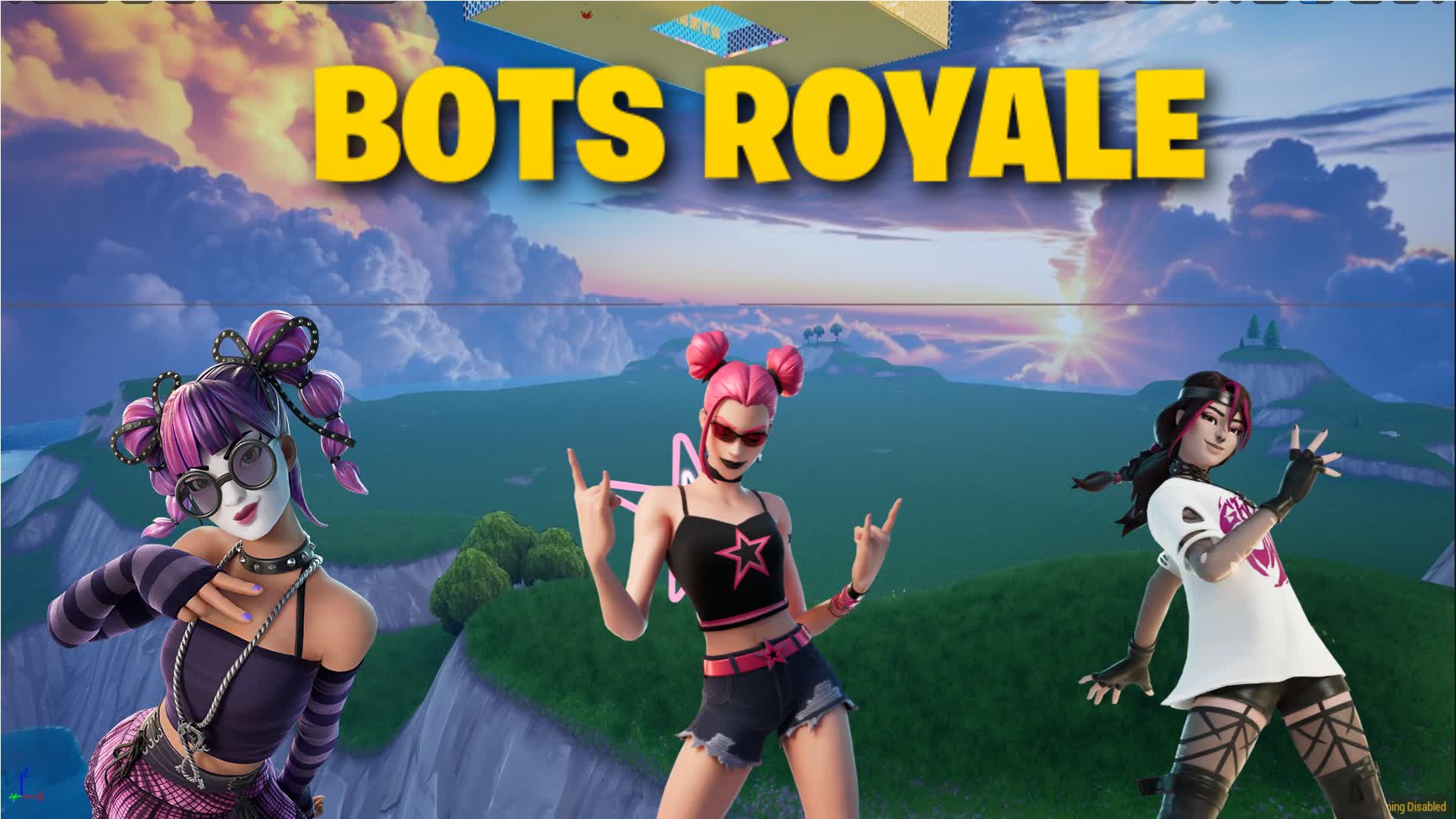 Meadow Island NEW ROYALE RUMBLE BOTS 8363-2675-7487 by ironydev23 - Fortnite Creative Map Code ...