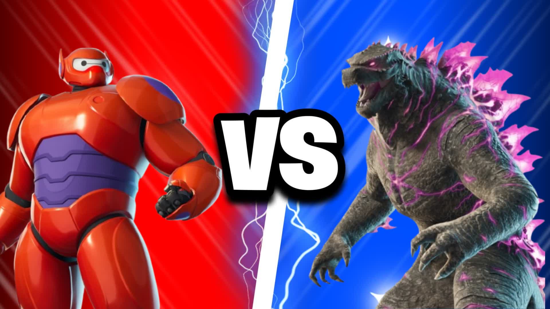 BAYMAX VS GODZILLA 🔴🔵 0112-1024-4101 by rockygift3 - Fortnite Creative ...