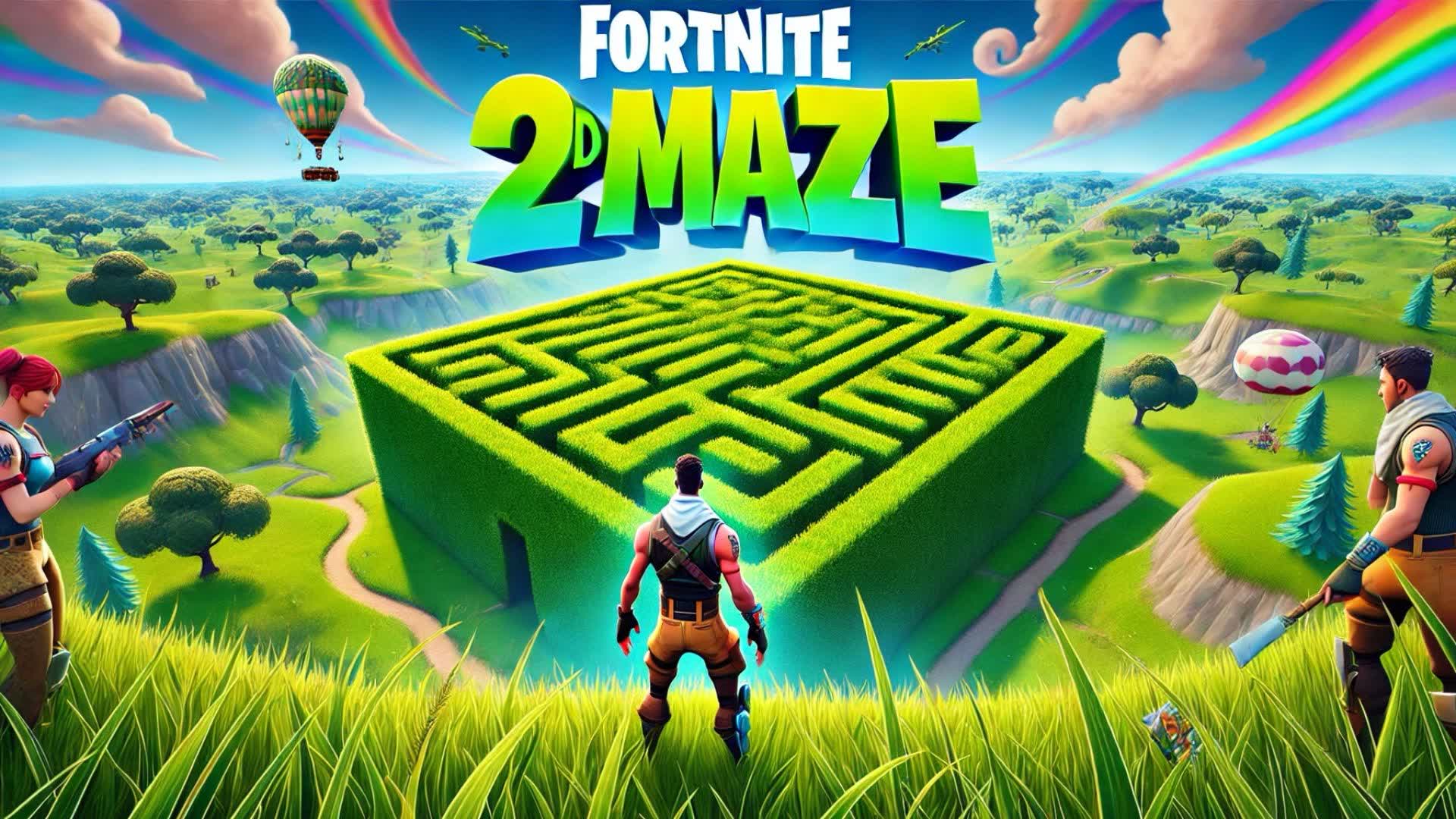 2D MAZE 4925 5283 8606 By Trk rd Fortnite Creative Map Code Fortnite GG