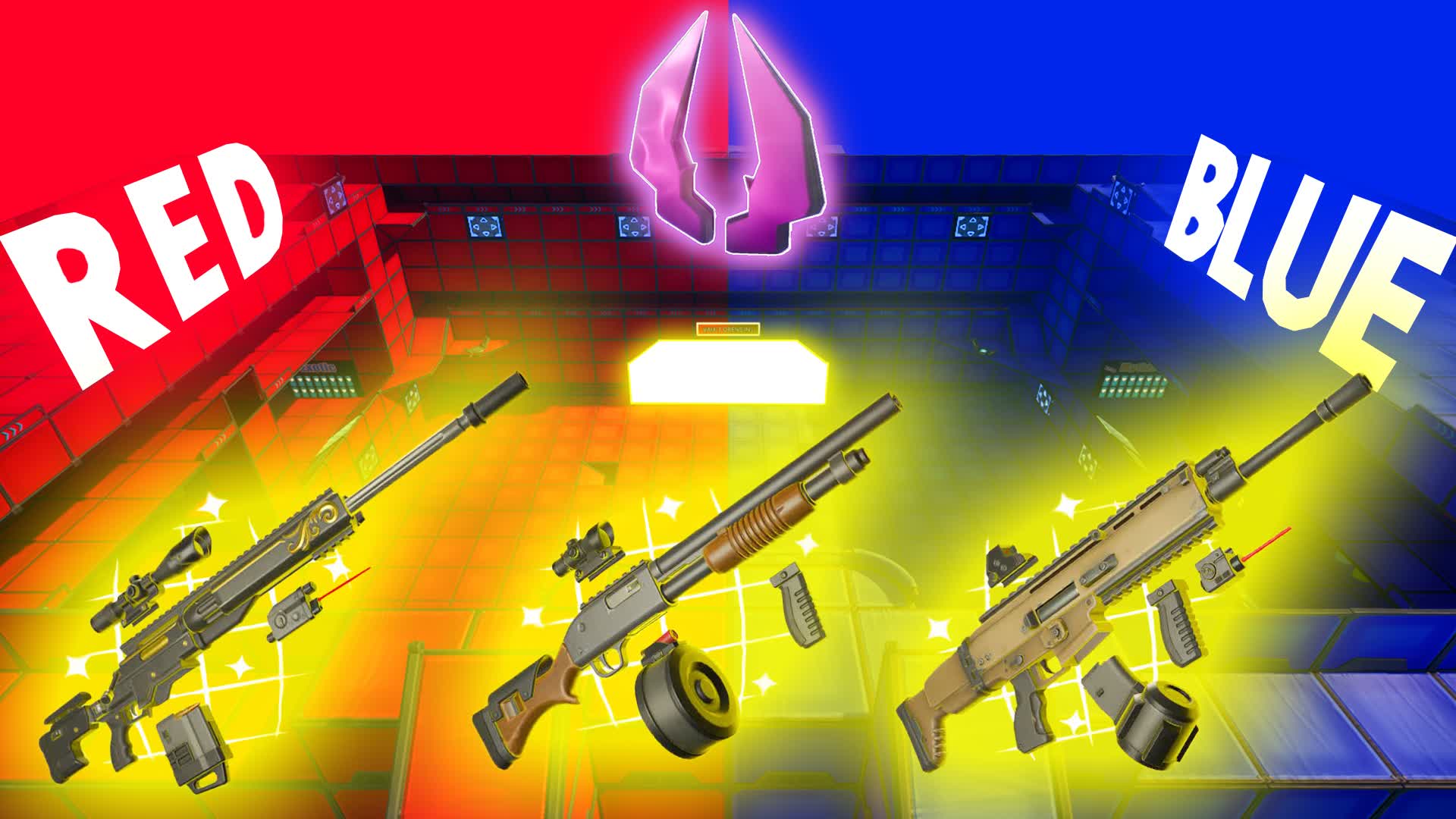 EPICC RED VS BLUE ️💙 1287-5886-2181 by kaikai221 - Fortnite Creative ...