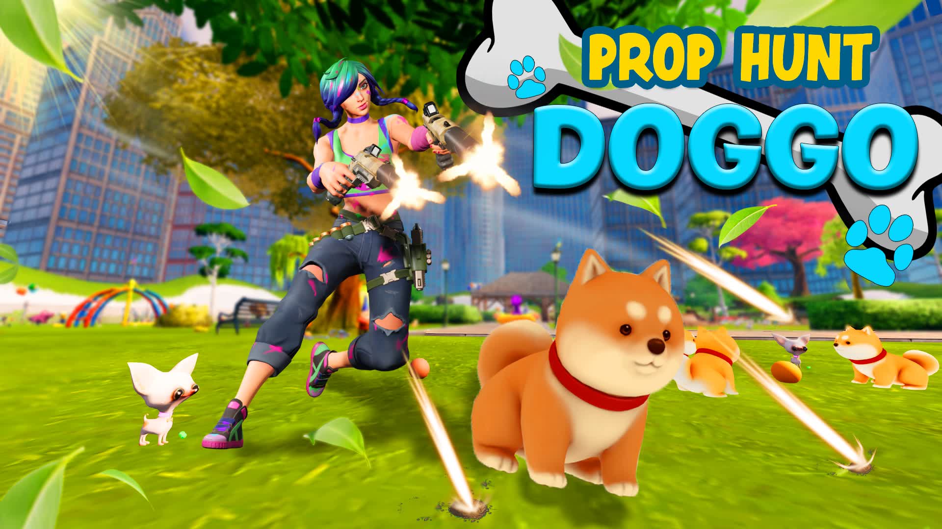 Prop Hunt - Doggo Party 5665-5568-4704 by pun69 - Fortnite Creative Map Code - Fortnite.GG