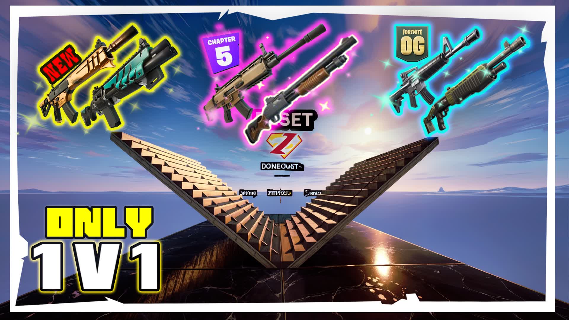 3 Loadouts ONLY(1v1)⭐ 0697-6992-3784 by zeplay - Fortnite Creative Map ...