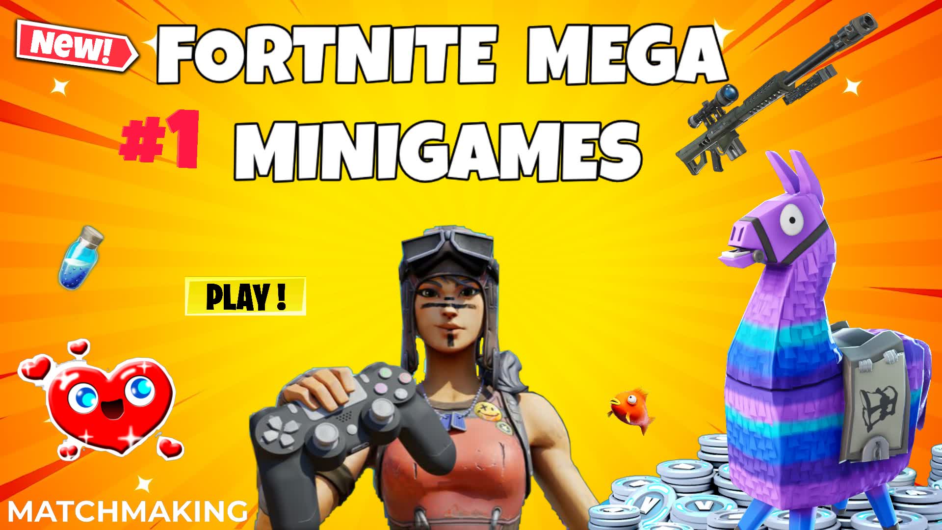 MEGA MINIGAMES - MATCHMAKING 1415-6177-9126 by kresti - Fortnite ...