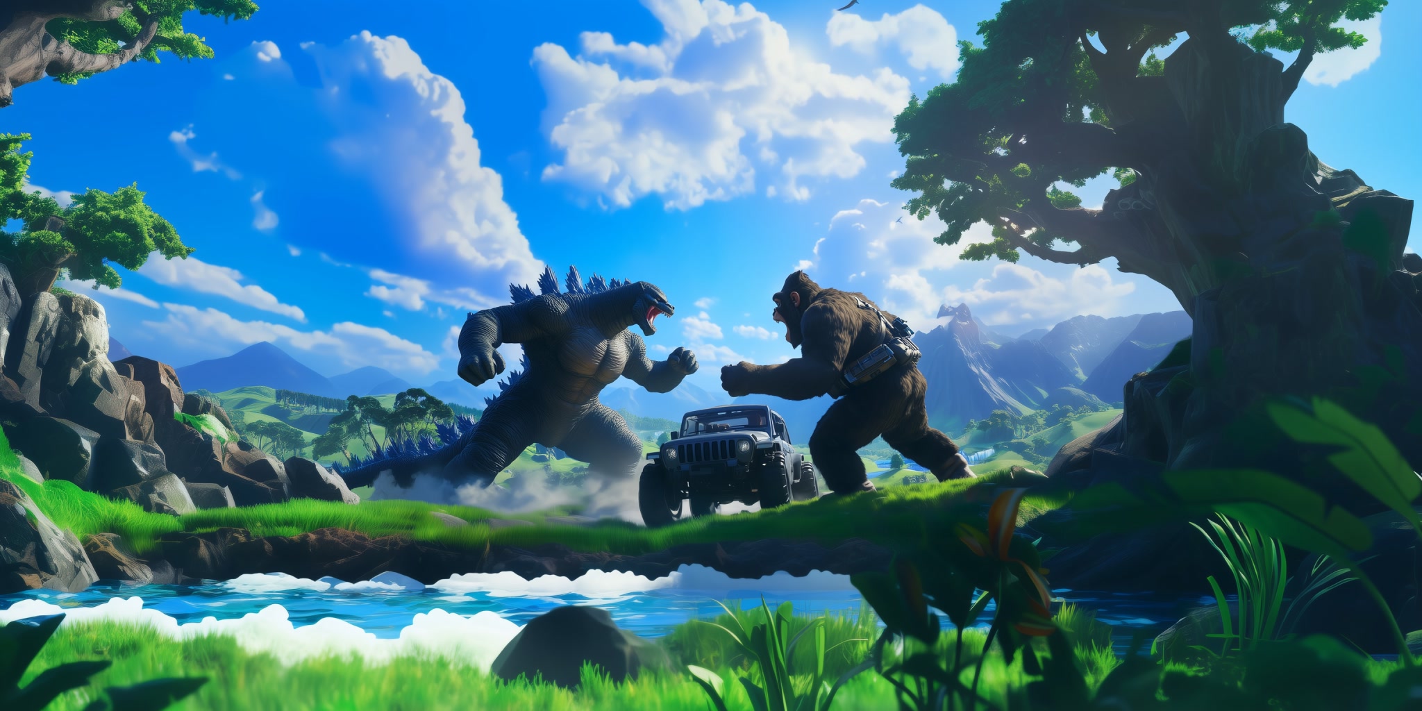 GODZILLA VS KONG - DRIVE 6938-1352-8218 by ibuildmaps - Fortnite ...