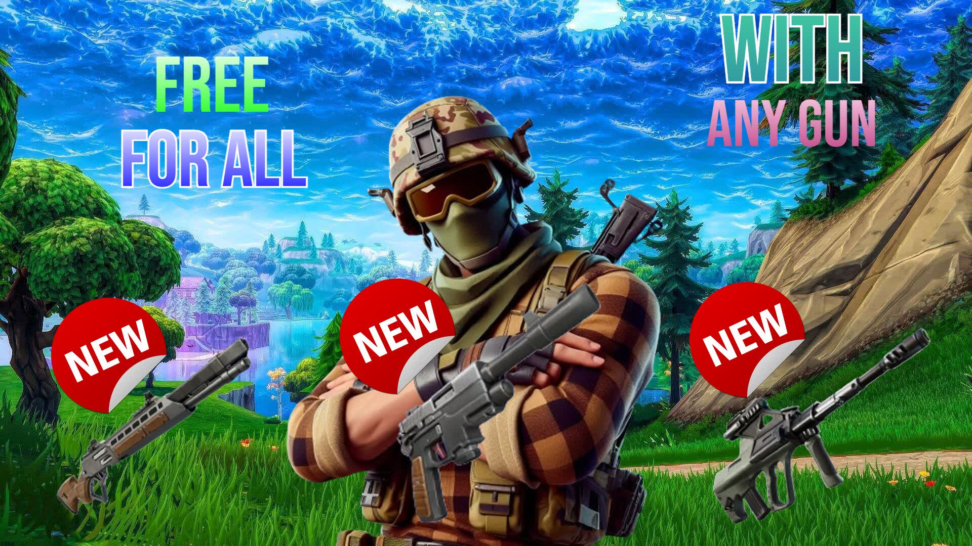 Free for all with any gun 8200-8883-1409 by sg-lab - Fortnite Creative ...