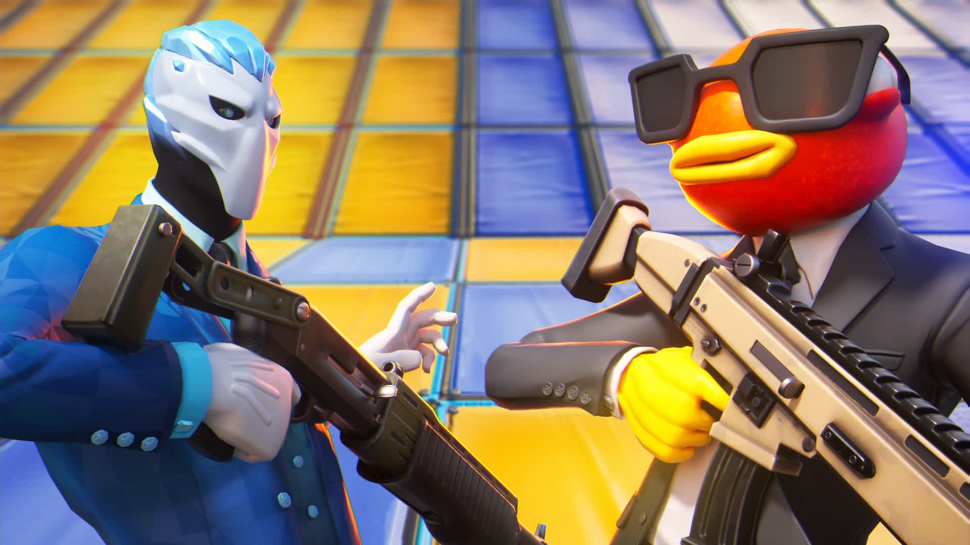 ORANGE VS BLUE 💯(XL) GO GOATED 8413-3400-2715 by zyfa - Fortnite.GG