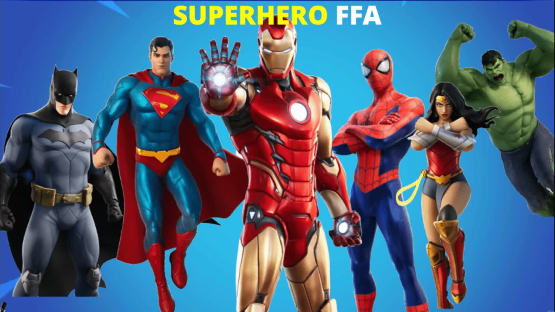 🦸SUPER HERO FFA🦸 2106-0783-9194 by stewzb - Fortnite Creative Map Code - Fortnite.GG