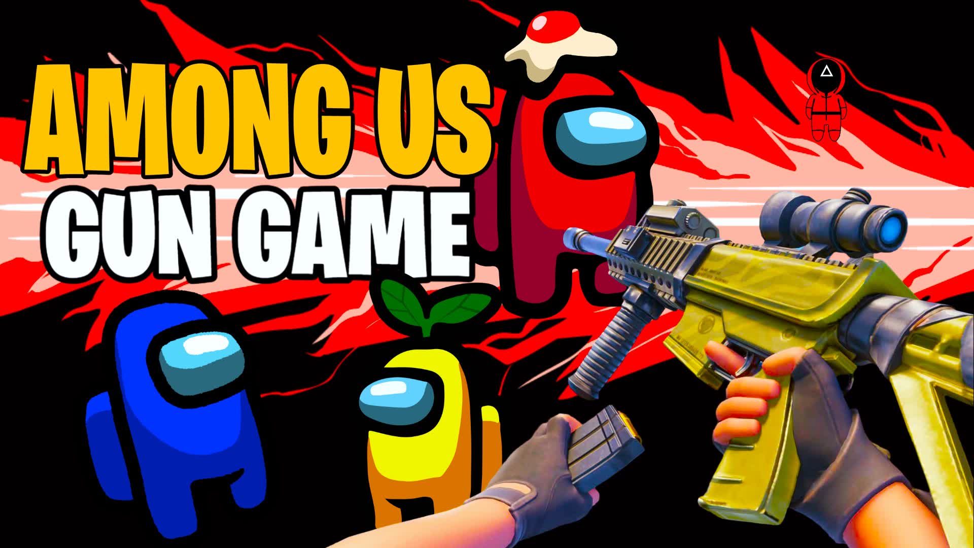 Gun Game Among Us One Shot 8325-0507-3097 من ابتكار erim - Fortnite