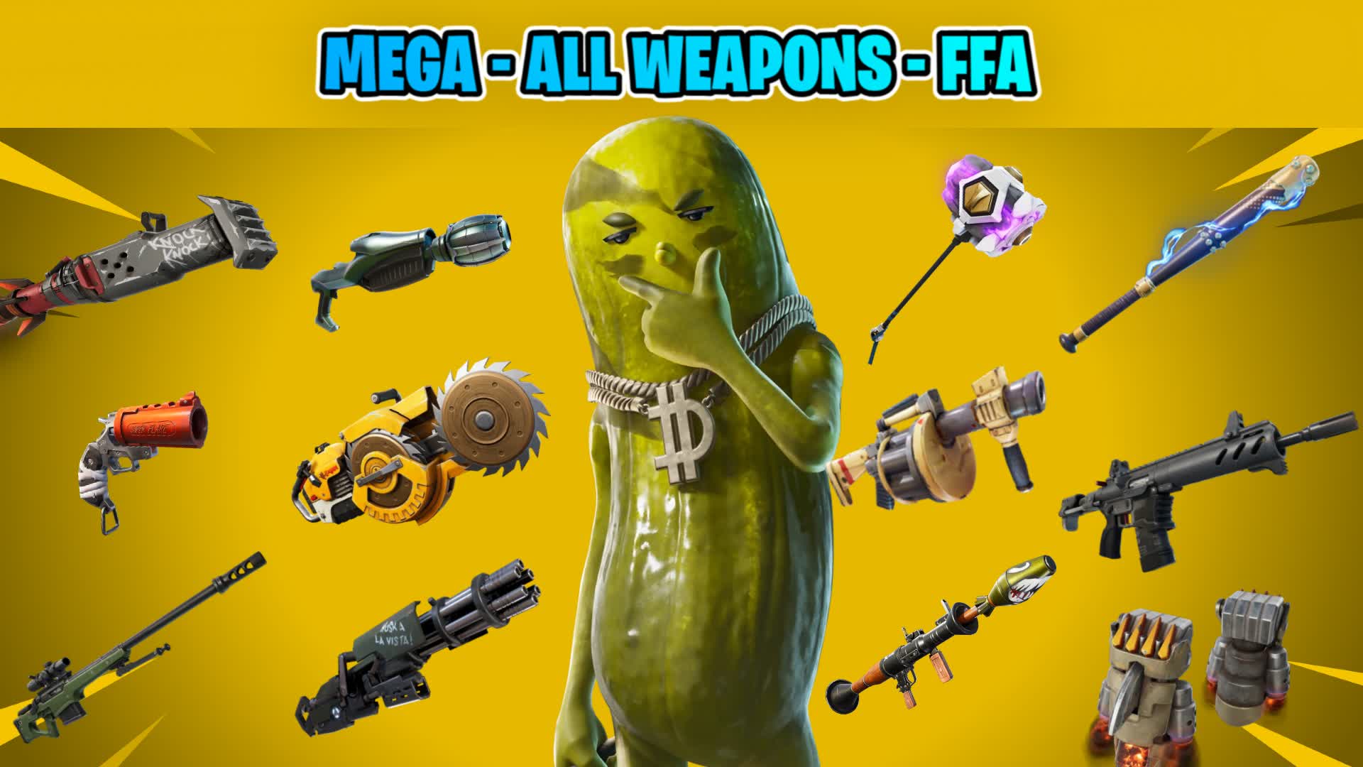 MEGA - FREE FOR ALL - ALL GUNS 1v1 6069-4019-8271 by koloss - Fortnite ...