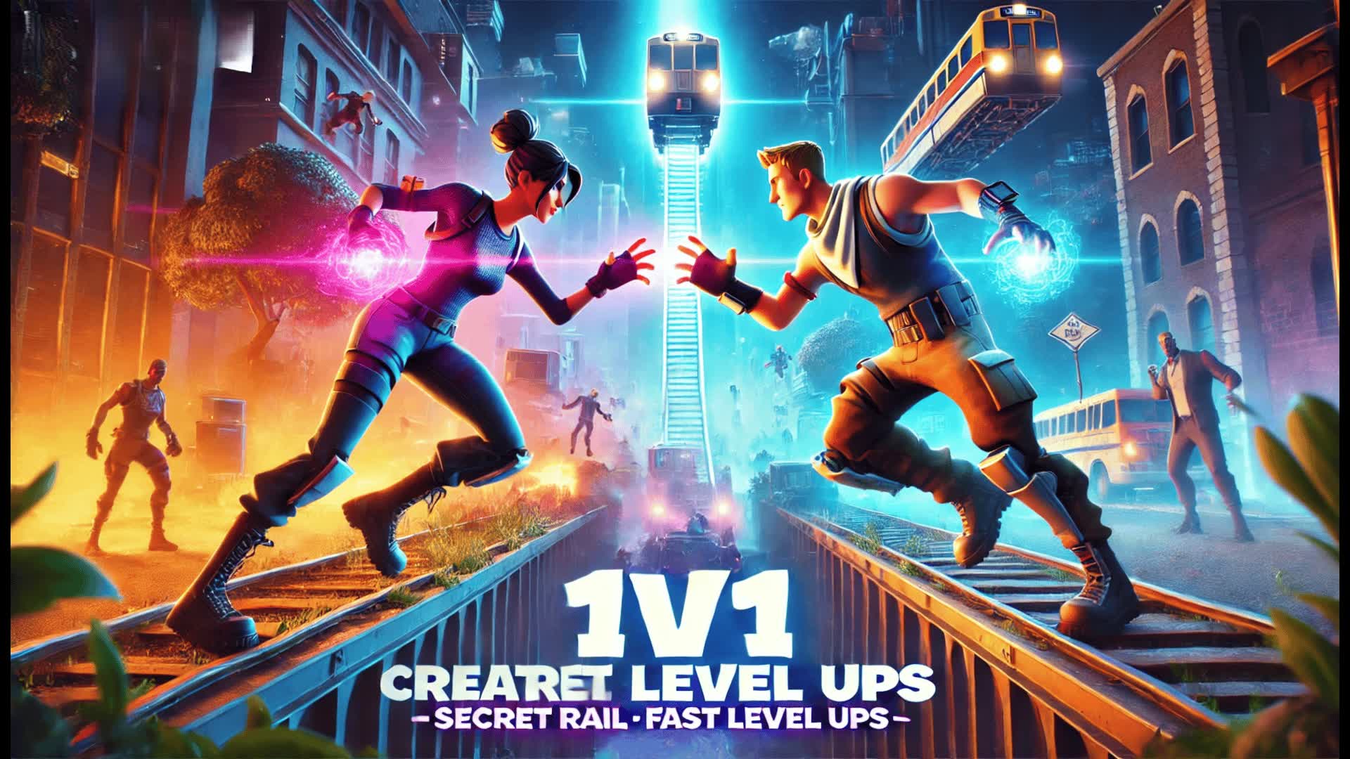 1v1 realistic Fast Level ups Secret Rail 2537-0064-1428 by dft ...