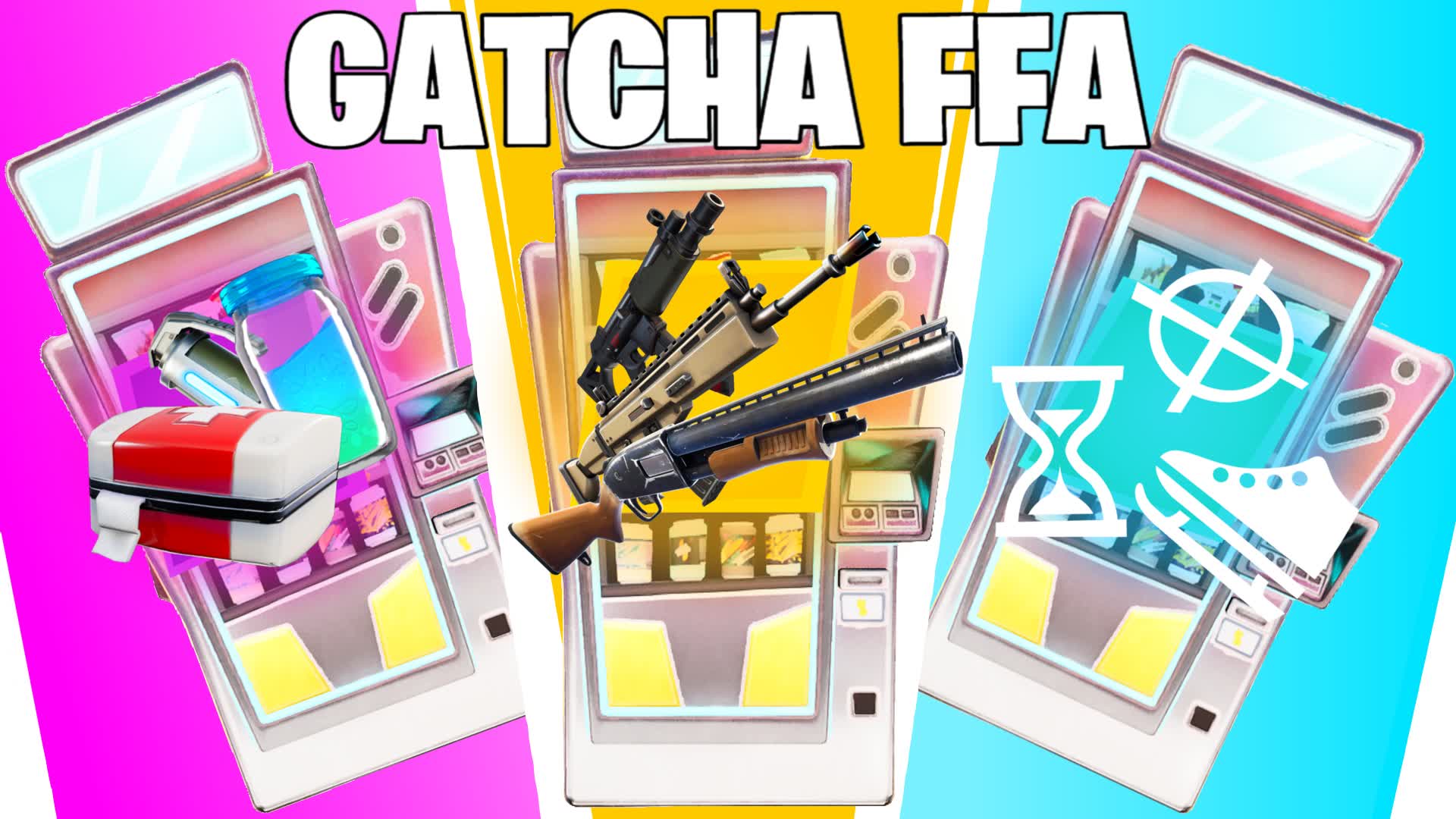 GATCHA - FFA 9469-0344-6704 by goldteam - Fortnite Creative Map Code - Fortnite.GG
