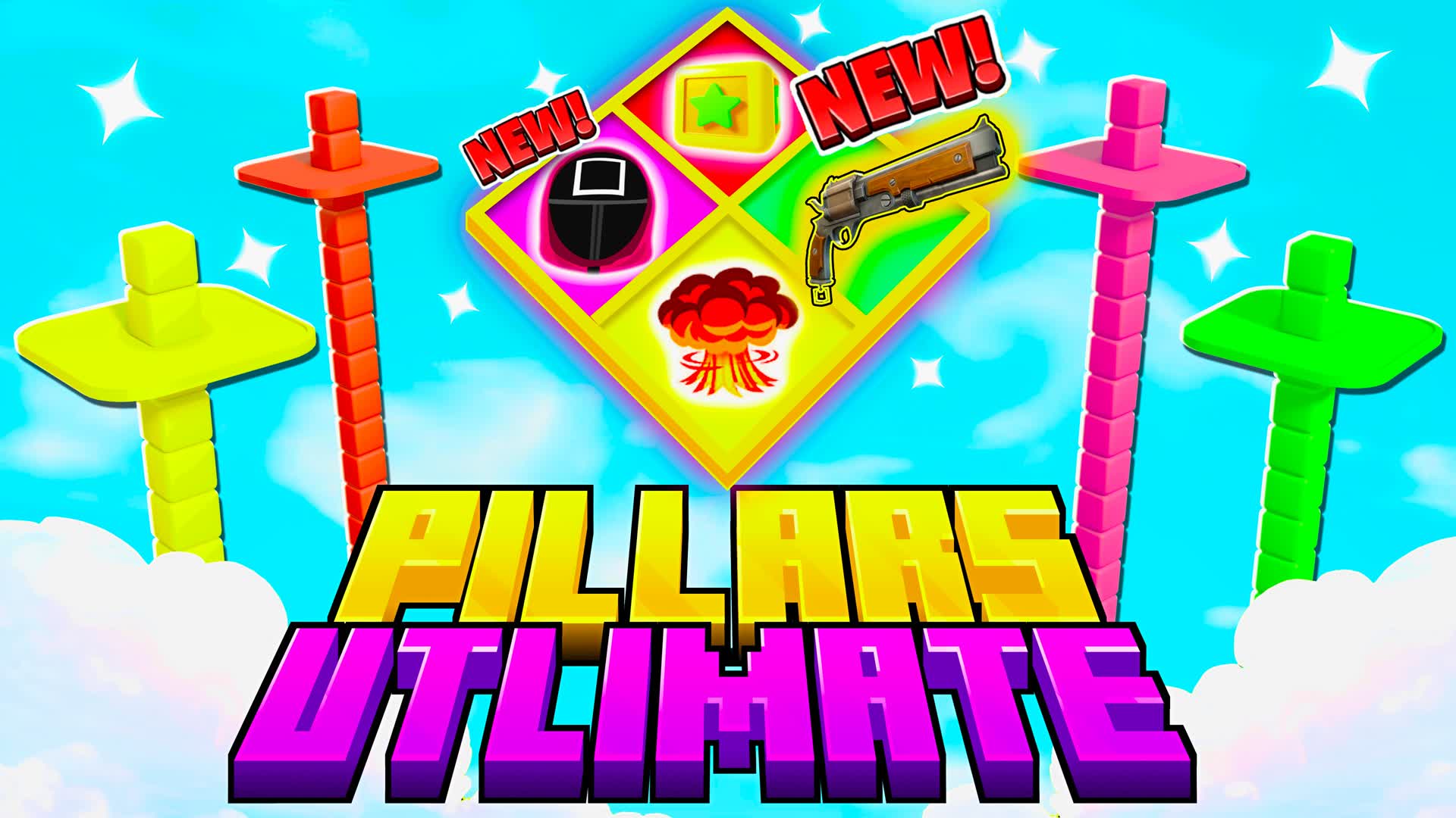 ULTIMATE PILLARS 7028-1233-2550 by pillar - Fortnite Creative Map Code ...