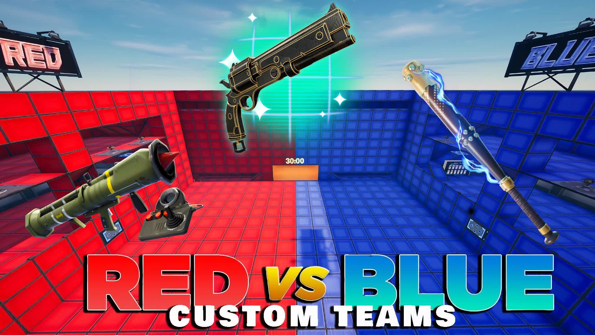 SImple Red vs Blue (with superpowers) 7443-0187-2266 by jepe - Fortnite