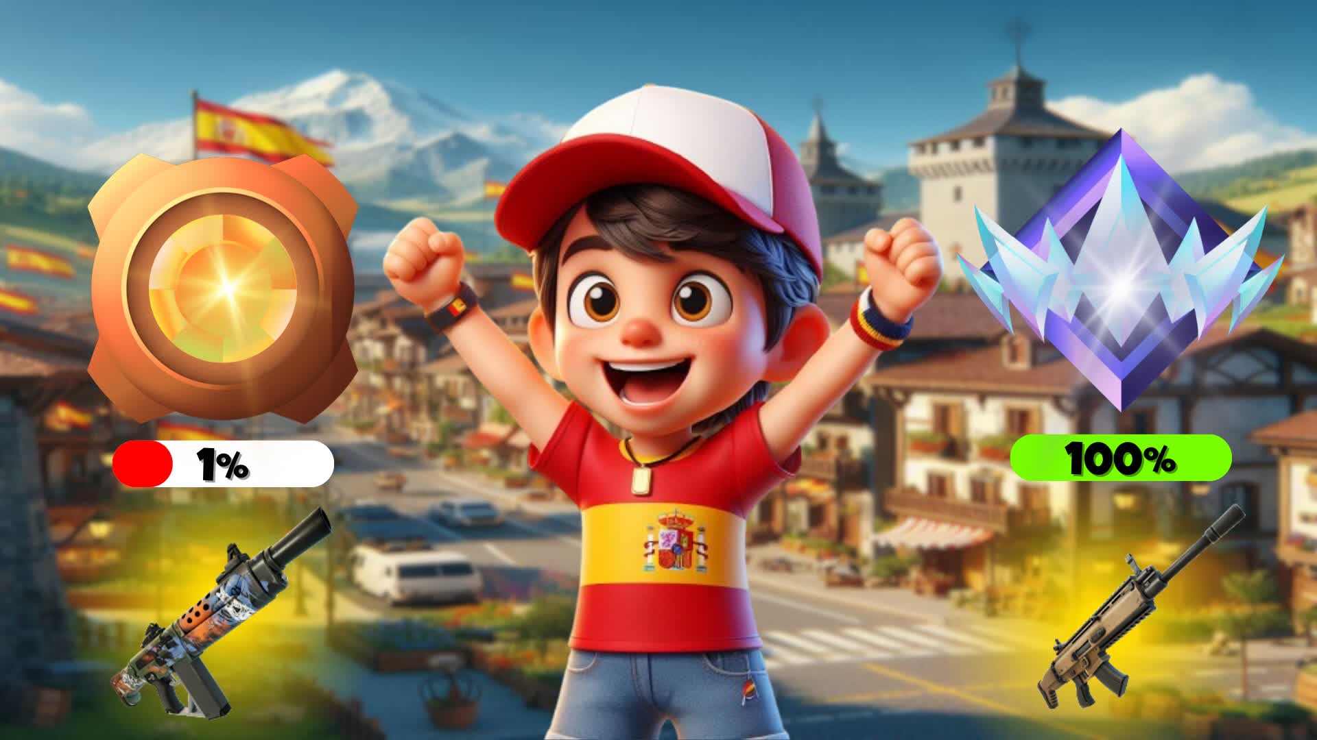 SPAIN ZONE WARS 💃 2162-7282-5408 by alexmaxfp - Fortnite Creative Map ...