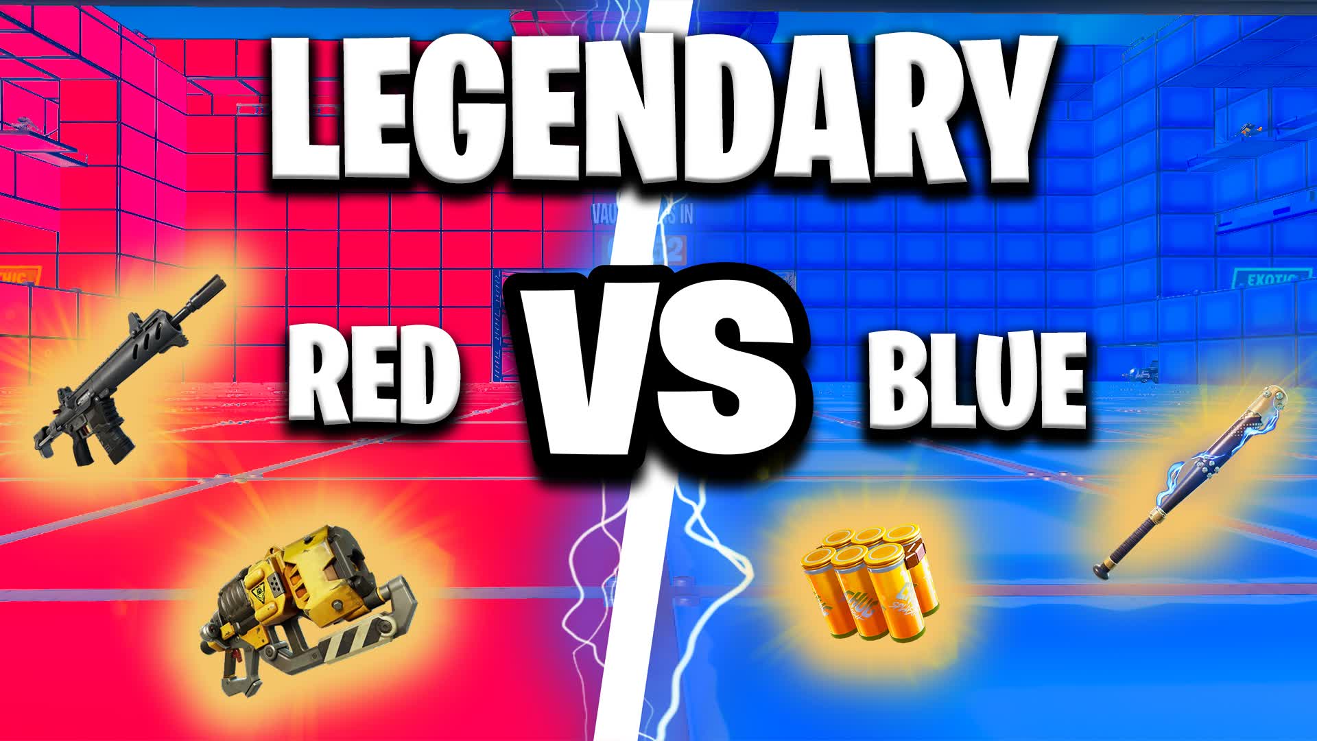LEGENDARY RED VS BLUE🔴🔵 1511-4111-8229 by tresha - Fortnite Creative ...