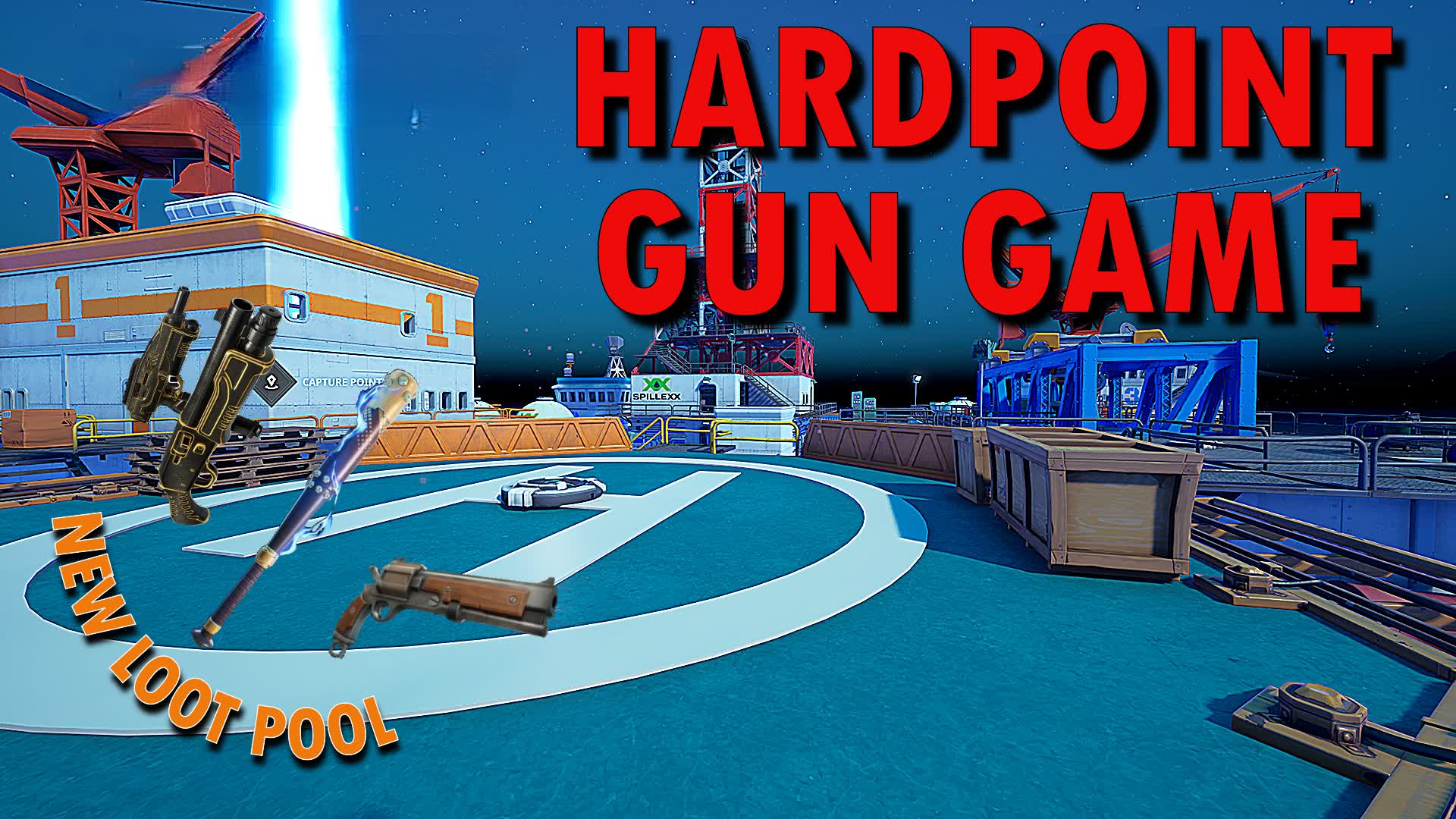 Hard point on The Rig 7376-9530-1966 by mcquail - Fortnite Creative Map ...