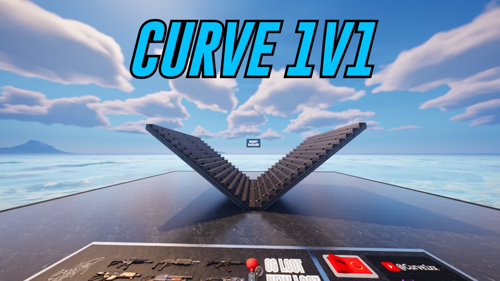 CURVE 1V1 (2 PLAYERS) 7254-3832-8804 by yoswift - Fortnite Creative Map Code - Fortnite.GG