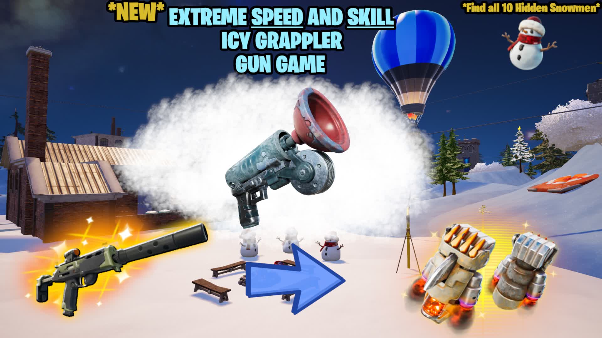 GUN GAME - 💨EXTREME SPEED & GRAPPLE🔫 6520-9316-9209 by latcore - Fortnite Creative Map Code ...
