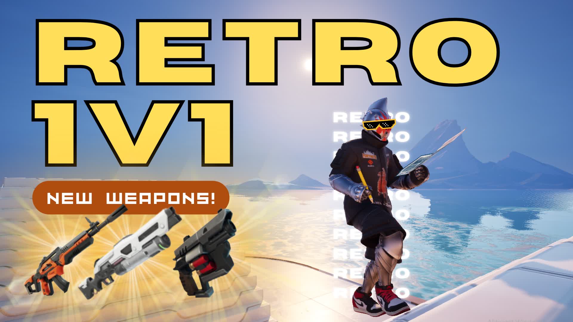 Retro 1v1 1403-0513-7788 by pajuna - Fortnite Creative Map Code ...