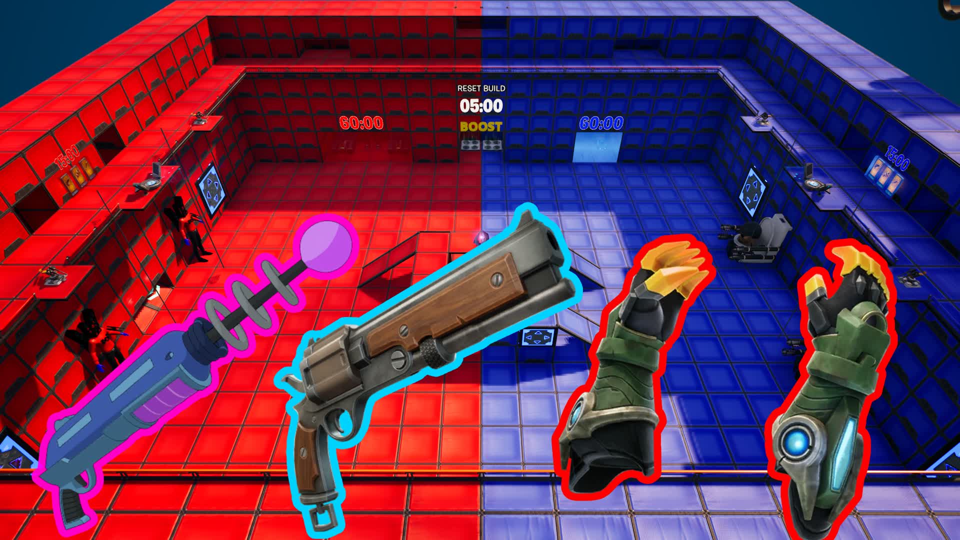 🆕INCREDIBLE RED VS BLUE👑 4927-7181-6636 by pulgaboy - Fortnite Creative Map Code - Fortnite.GG