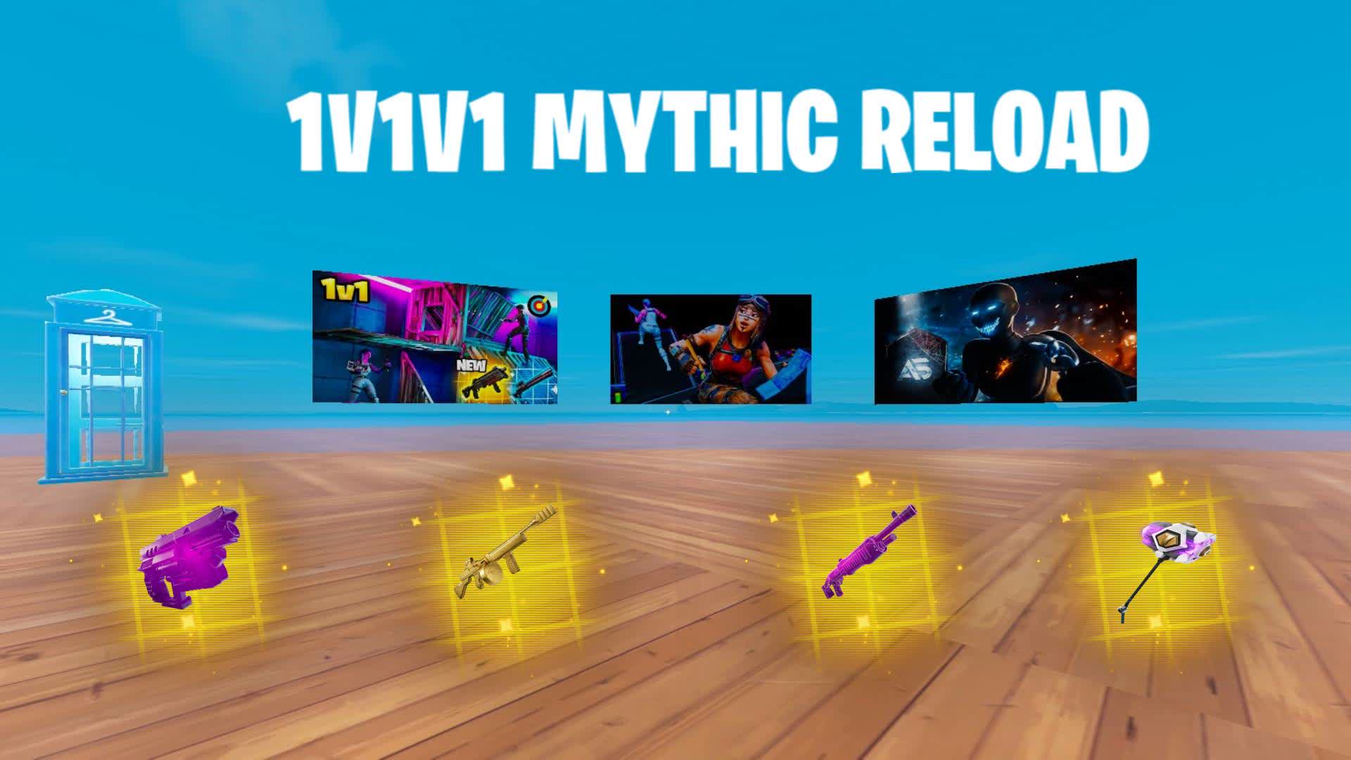 1v1v1 Mythic Reload 3476-3596-5546 by nicodowney - Fortnite Creative Map Code - Fortnite.GG