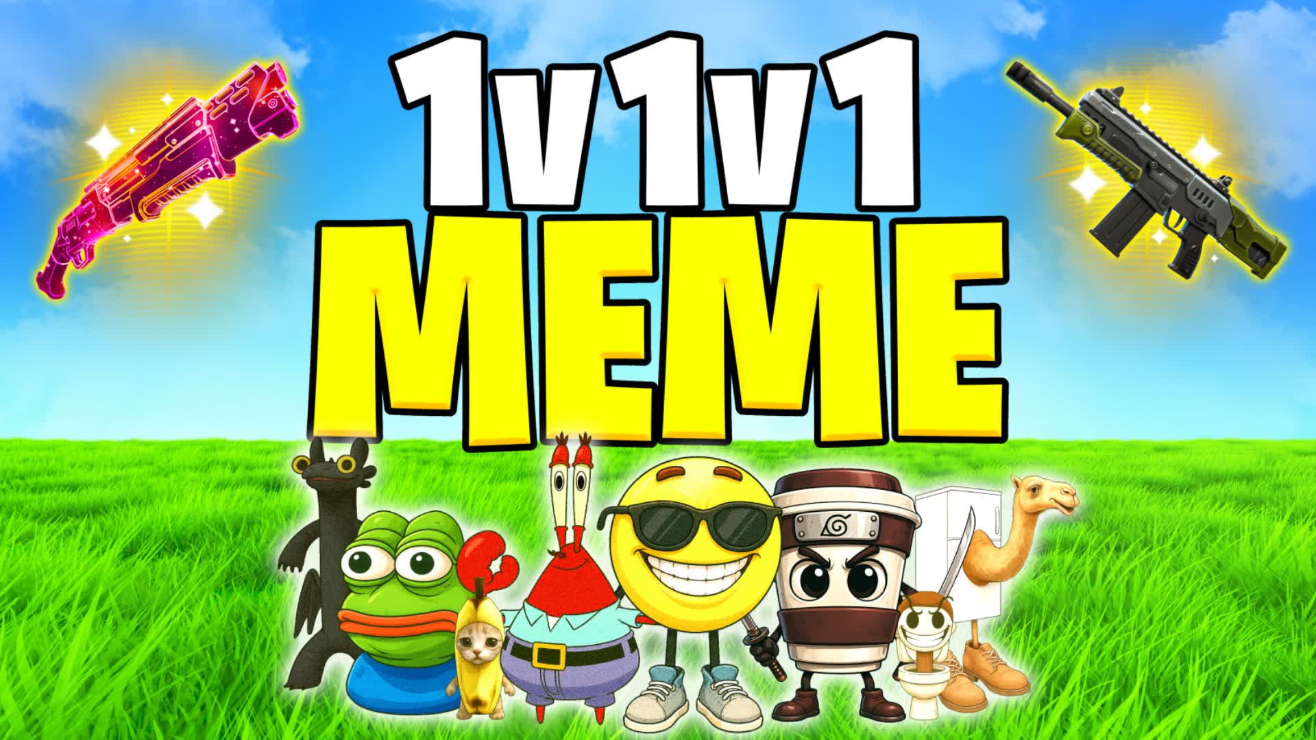 1V1V1 MEME Reload 1v1 Realistics 7557-9572-4647 by goat_leo - Fortnite