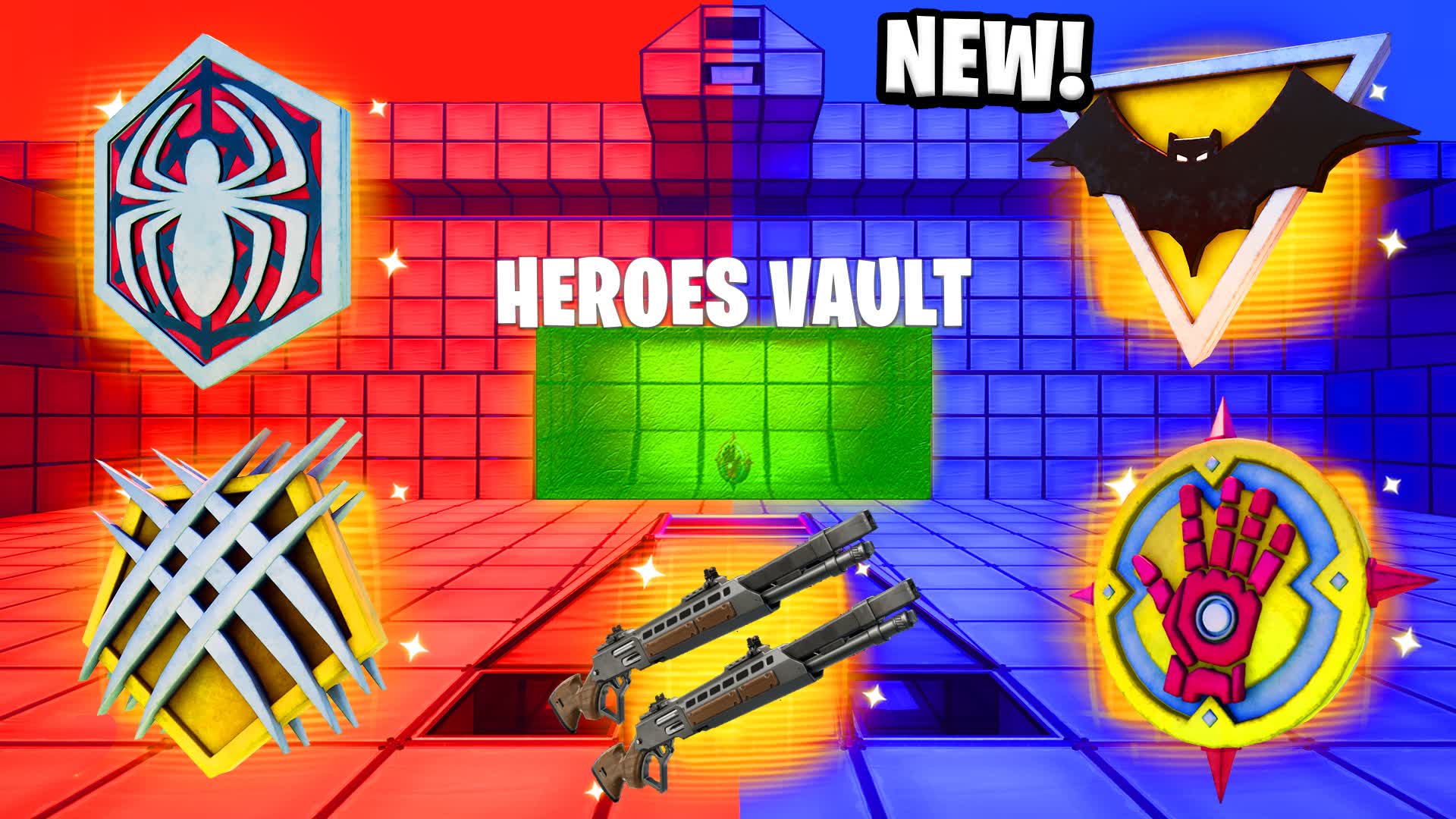 ⚡️🔴 RED VS BLUE HEROES ⚡️UPDATED C3 5275-7038-5736 by paulaside ...