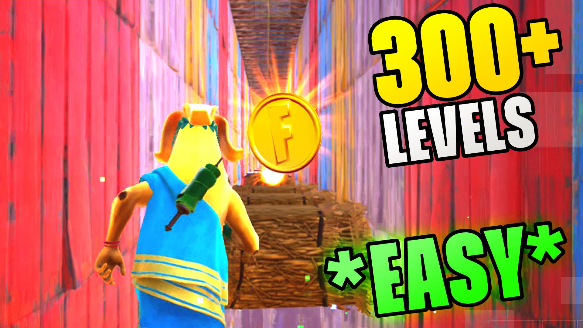 👑EASY PARKOUR 300＋👑 9312-0555-5305 by unioncreations - Fortnite Creative Map Code - Fortnite.GG