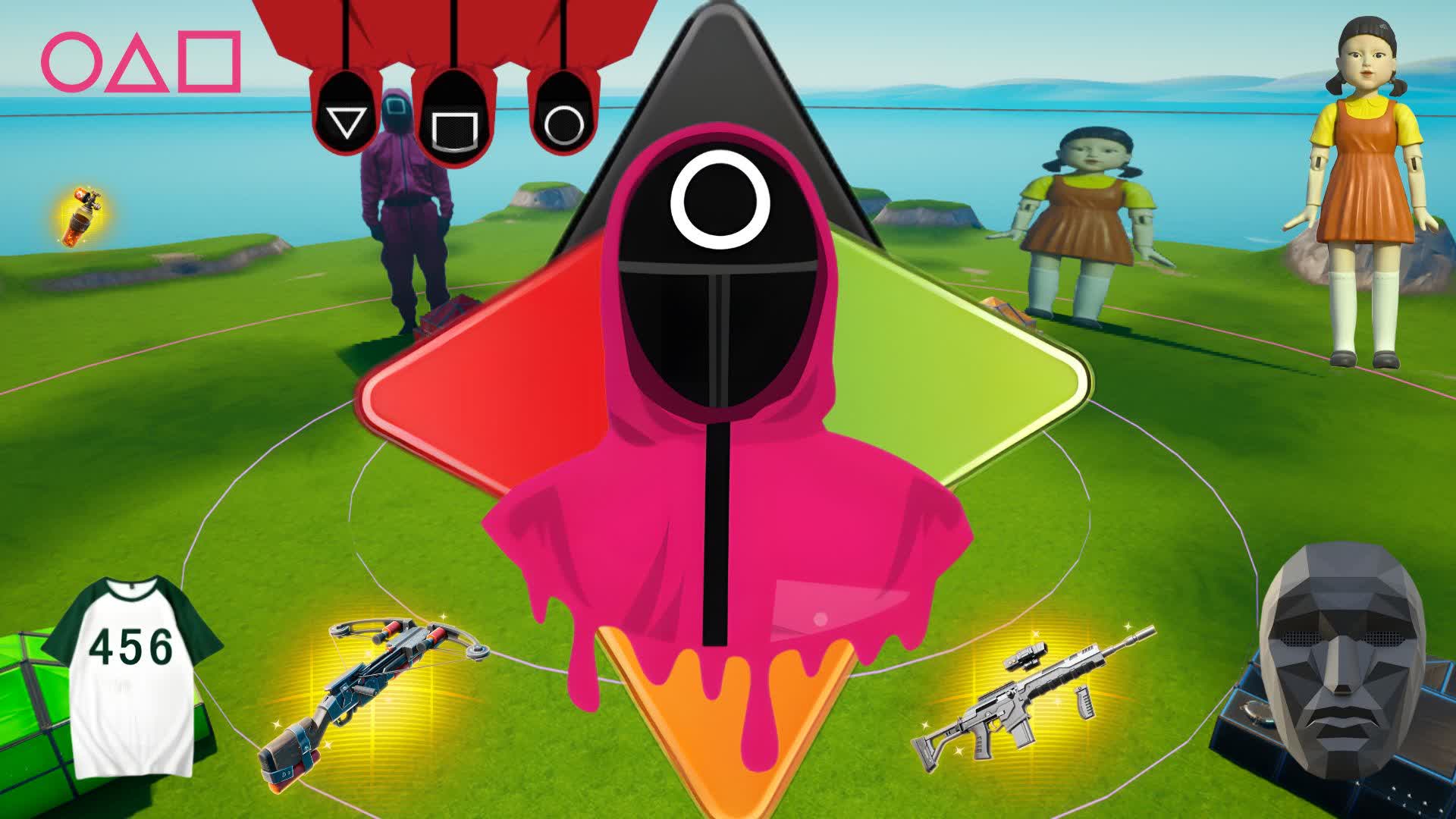 🐙OCTO SQUID GAME ZONE WARS🌀 0853-6358-7868 by tsuzeex - Fortnite Creative Map Code - Fortnite.GG