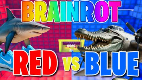 Brainrot RED vs BLUE🔴🔵 5097-8292-1879 by mirkathecat - Fortnite ...