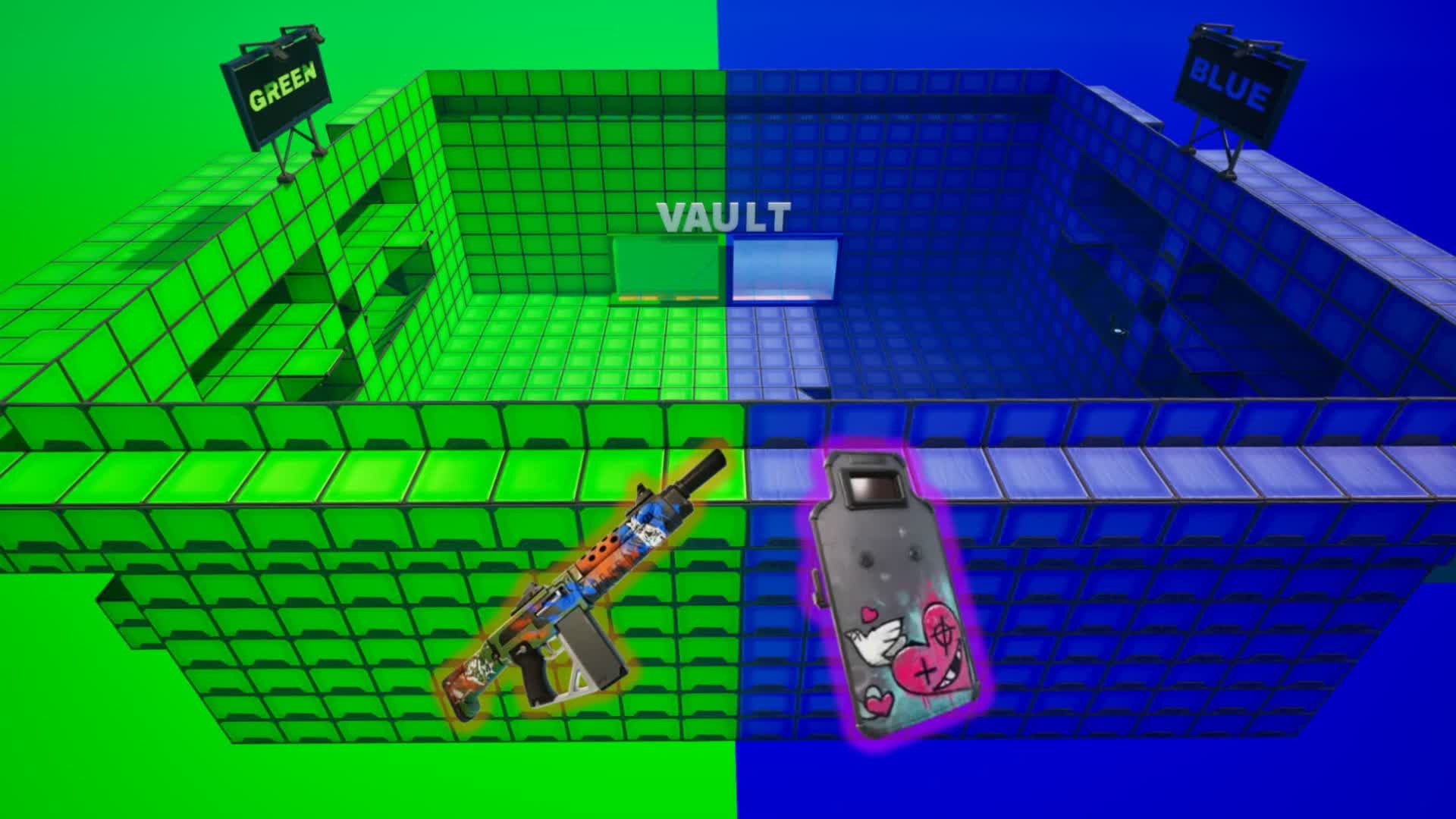 Craazy 🌳Green Vs Blue🥶 3533-0166-6679 by teamfmc - Fortnite Creative ...