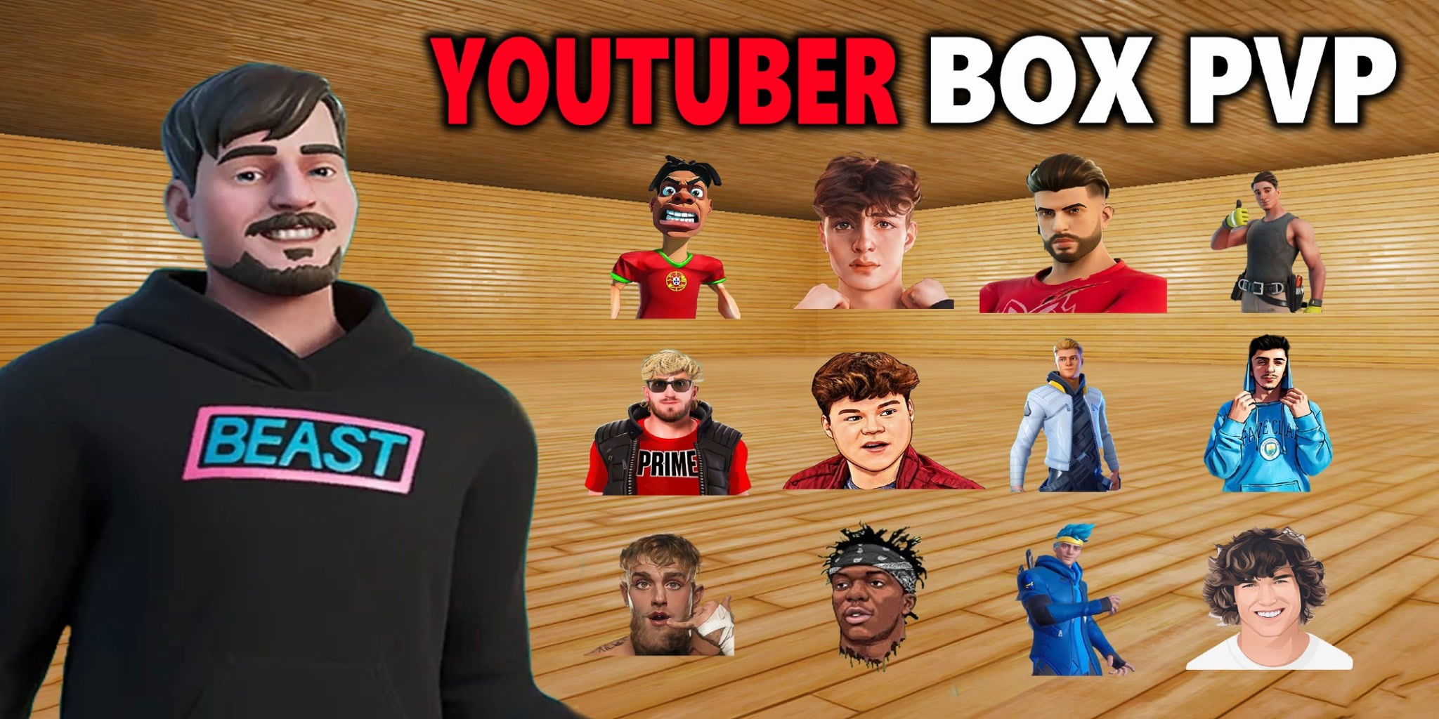 YOUTUBER BOX PVP📦 0016-0908-6838 by skibiddy - Fortnite Creative Map ...