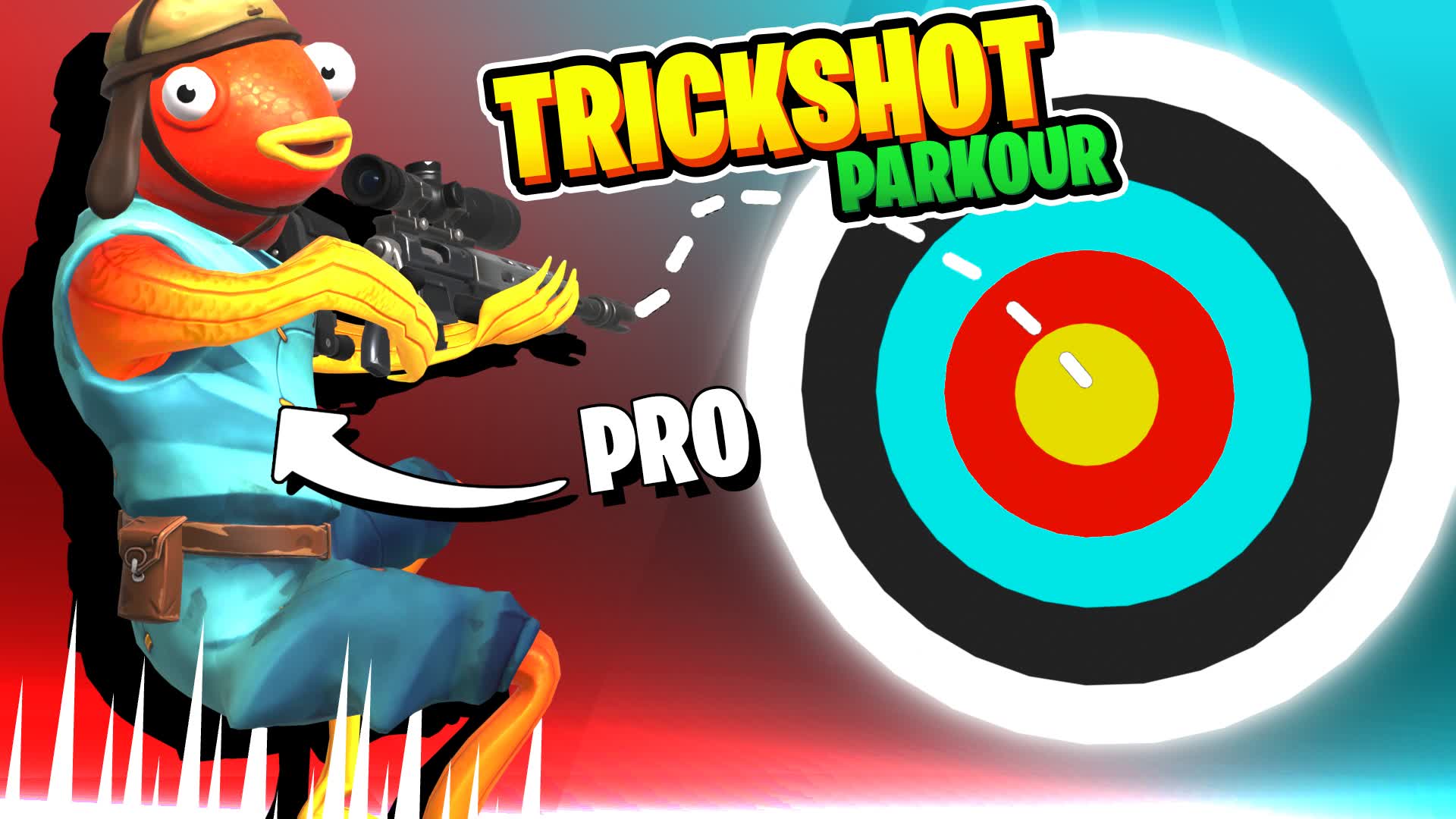 ⭐️EASY TRICKSHOT PARKOUR🎯 4252-9368-8588 by jumping - Fortnite