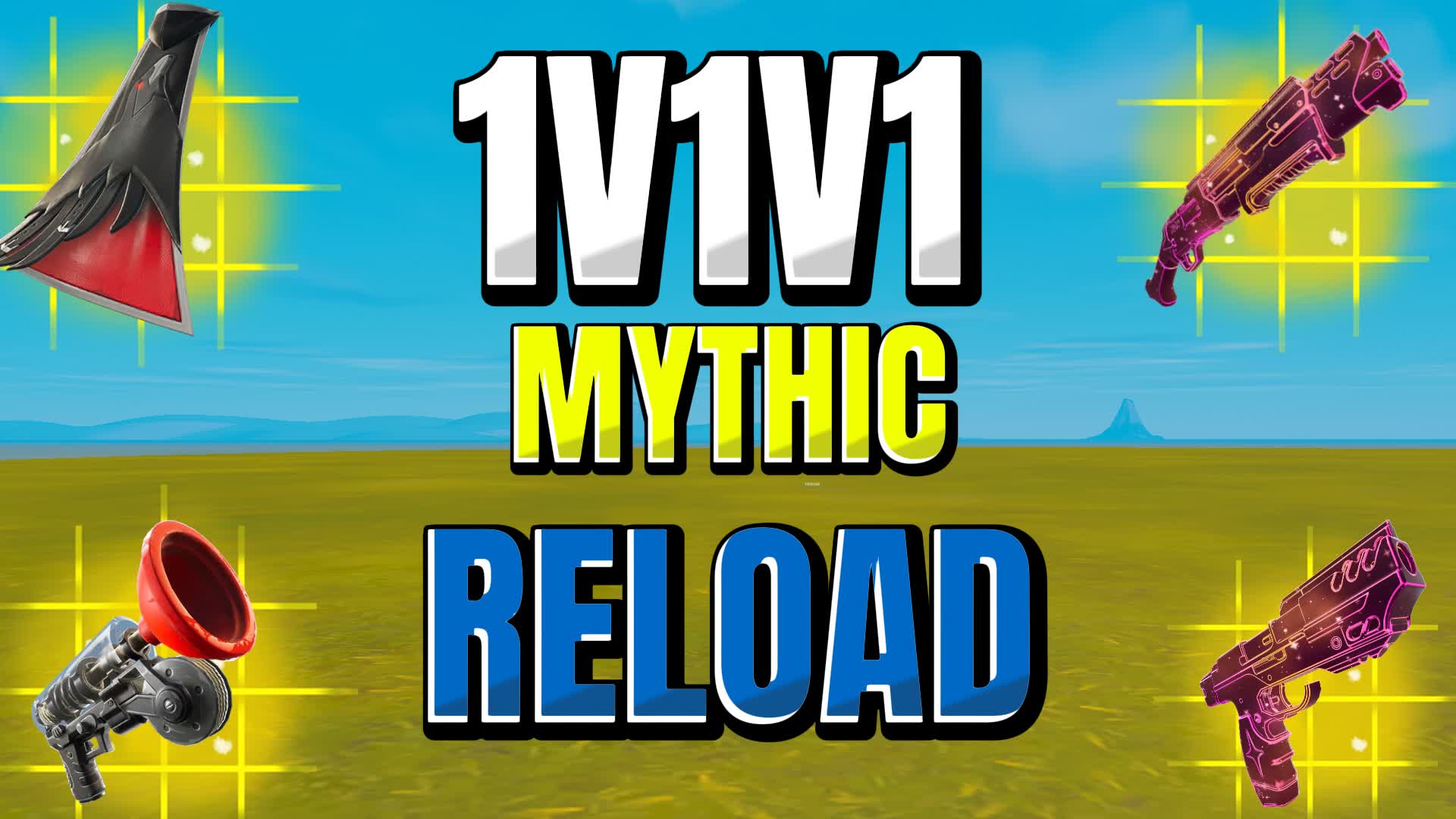 1v1v1v1 MYTHIC 1v1 REALISTC FREE FOR ALL 8740-9616-9939 by royx - Fortnite Creative Map Code ...