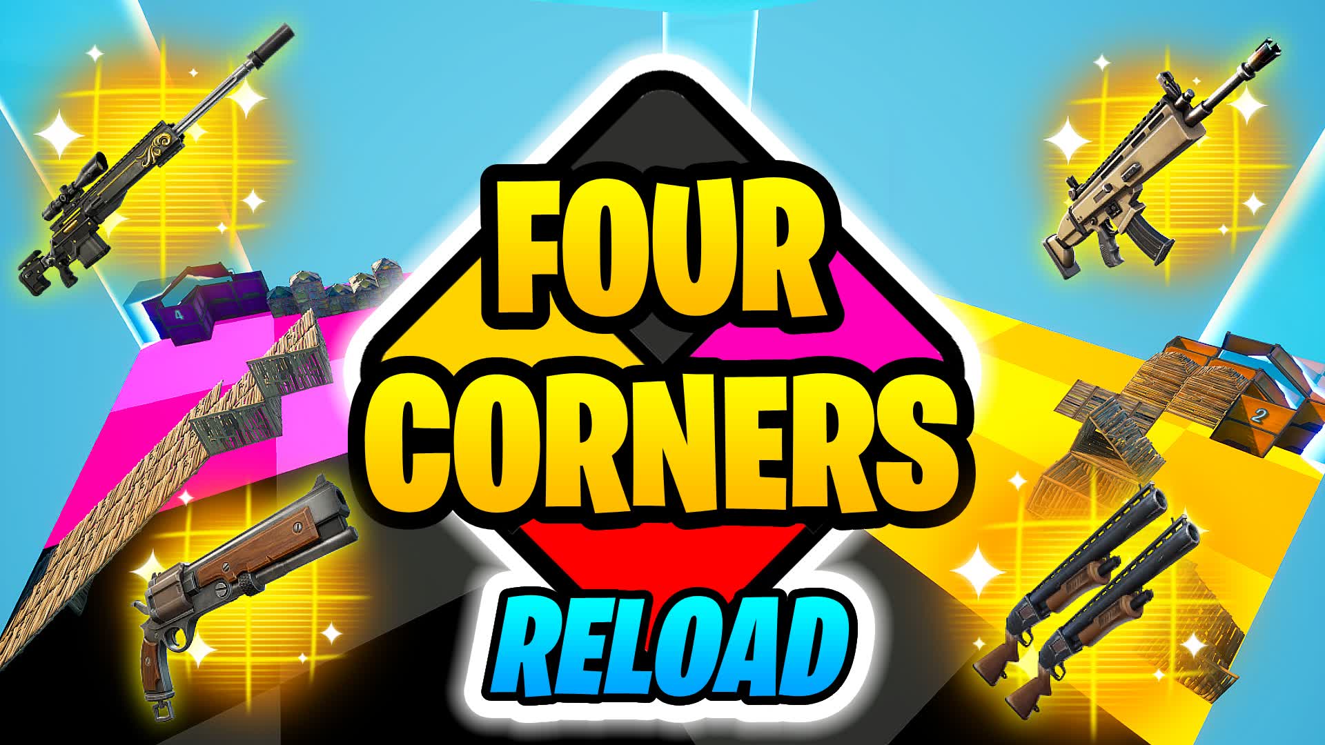 🎮 FOUR CORNERS! RELOAD ZONE WARS 🌀 4590-3180-9698 by pxndacur ...
