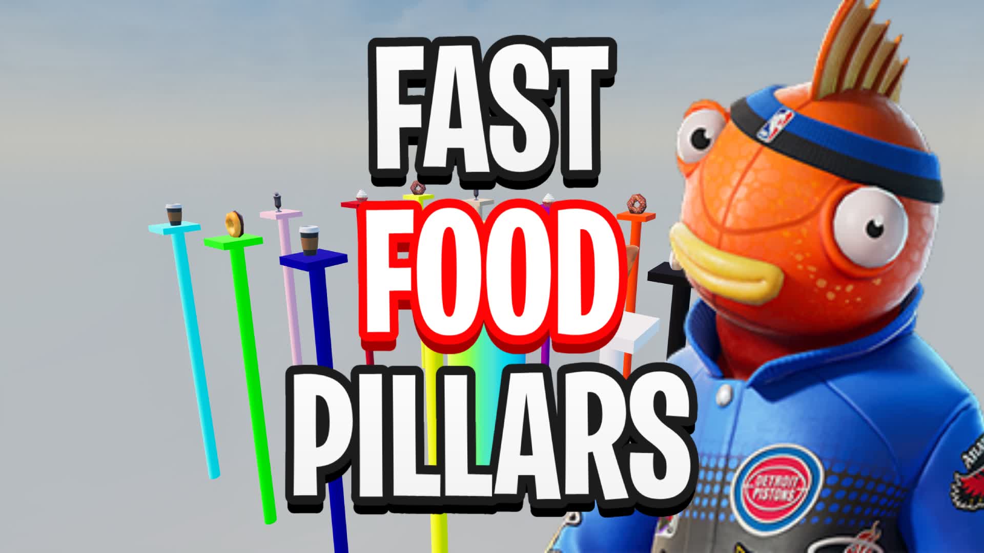 FAST FOOD PILLARS PVP 7774-1560-0805 by xazrue - Fortnite Creative Map ...