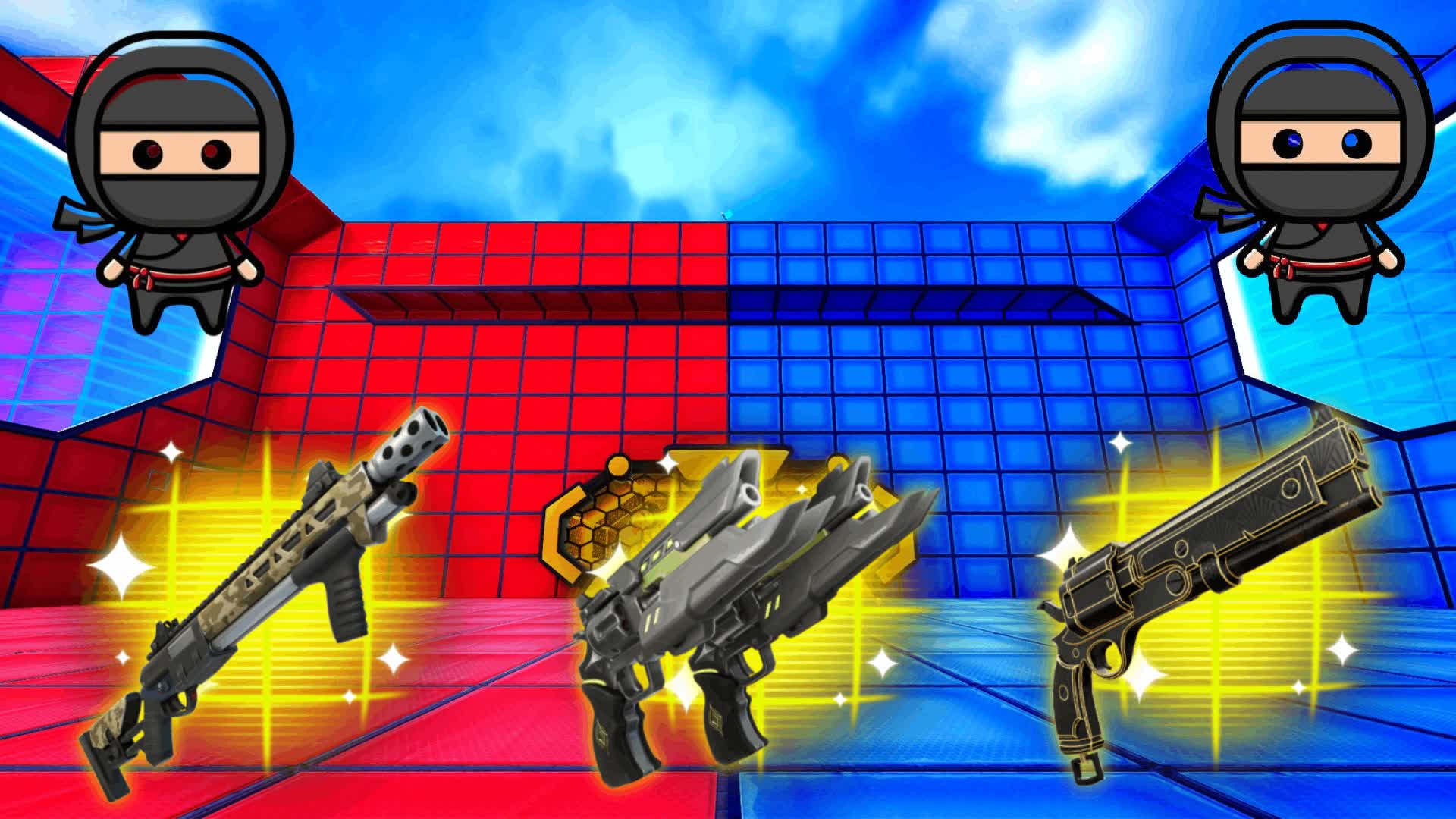 EASY HERO RED VS BLUE🔴🔵 7684-0445-9427 by red-vs-blue-rvb - Fortnite ...