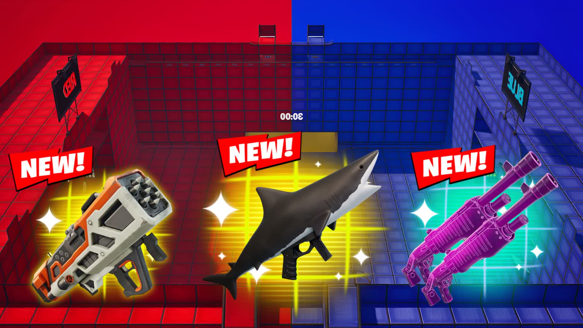 MEGA RED VS BLUE 🔴🔵 Maci 8359-7886-4845 by notserdjo - Fortnite Creative Map Code - Fortnite.GG