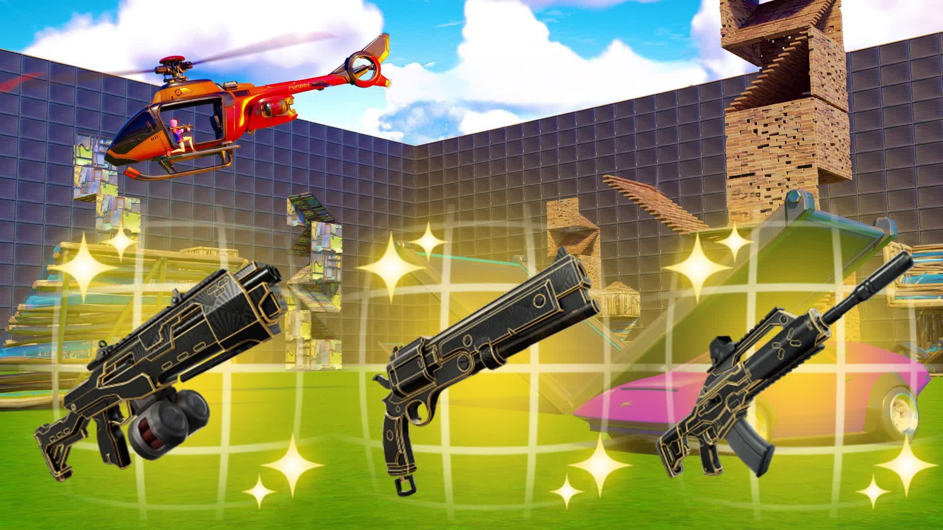 TMNT 1V1 ALL GUNS (ALL CARS) 1586-7652-9669 by mq2 - Fortnite Creative ...