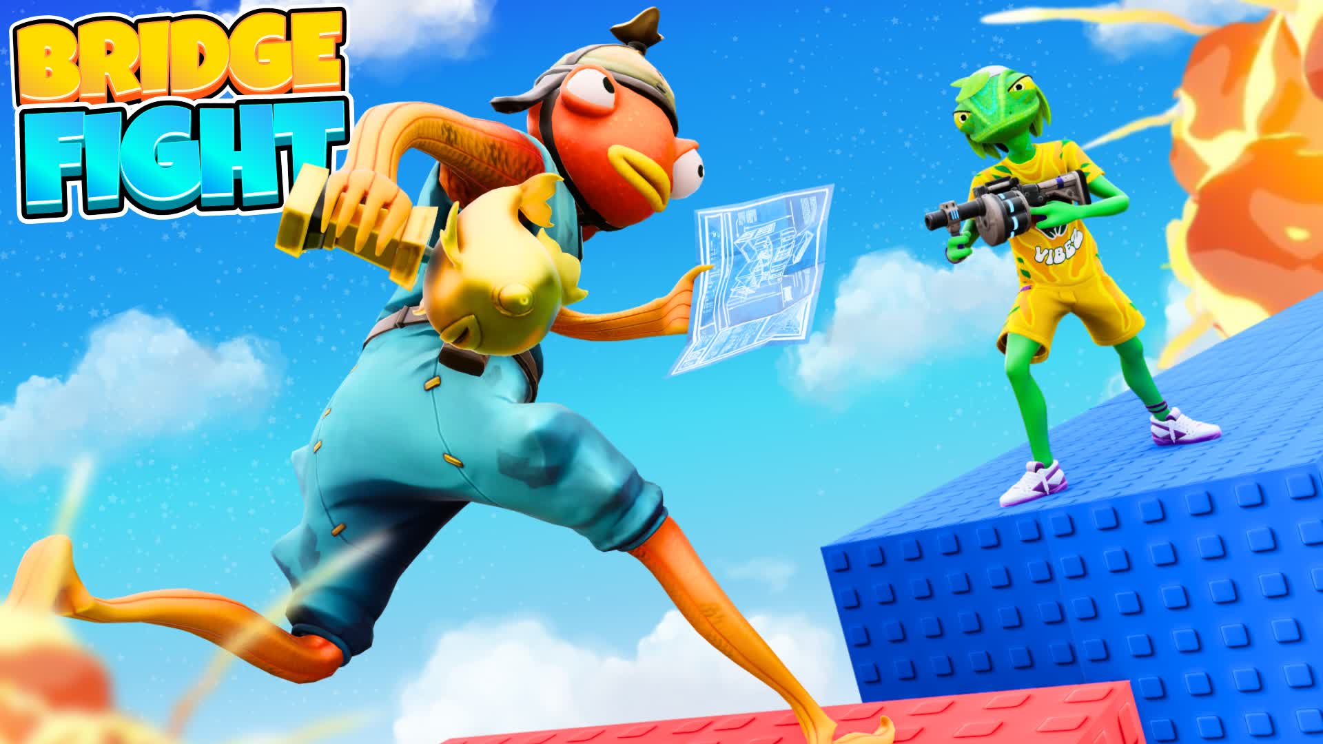 Bridge Fight 1411-6016-7706 by 07marco - Fortnite Creative Map Code ...