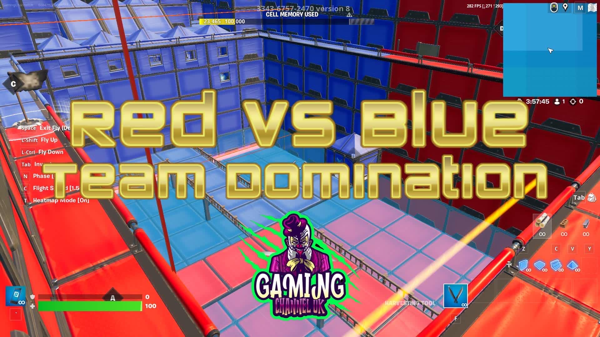 Red VS Blue Team Domination 3343-6757-2470 by gamingchanneluk ...