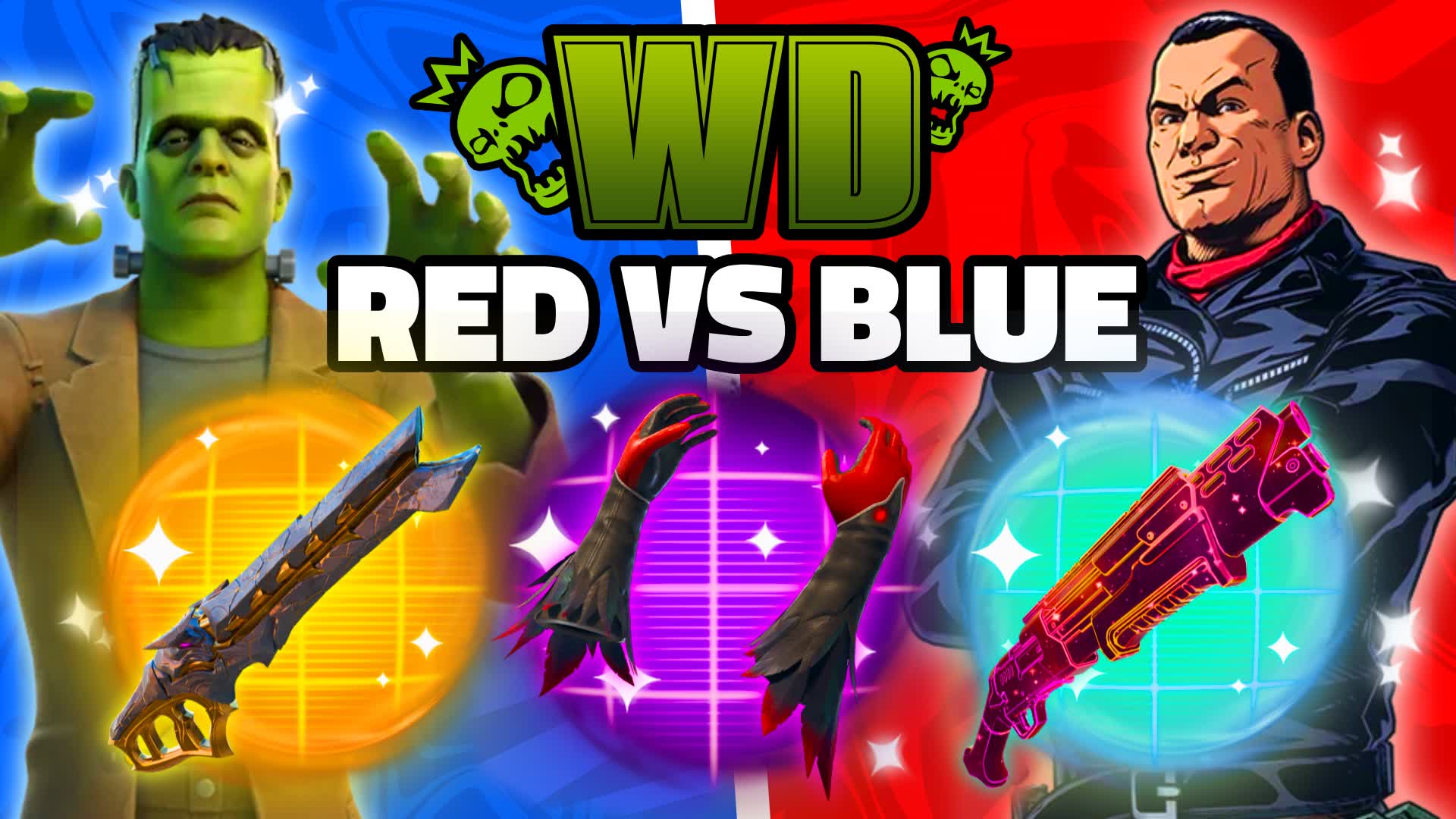 🧟 WD MEGA RED VS BLUE 🔴🔵 8216-8962-6868 by qed - Fortnite Creative Map Code - Fortnite.GG