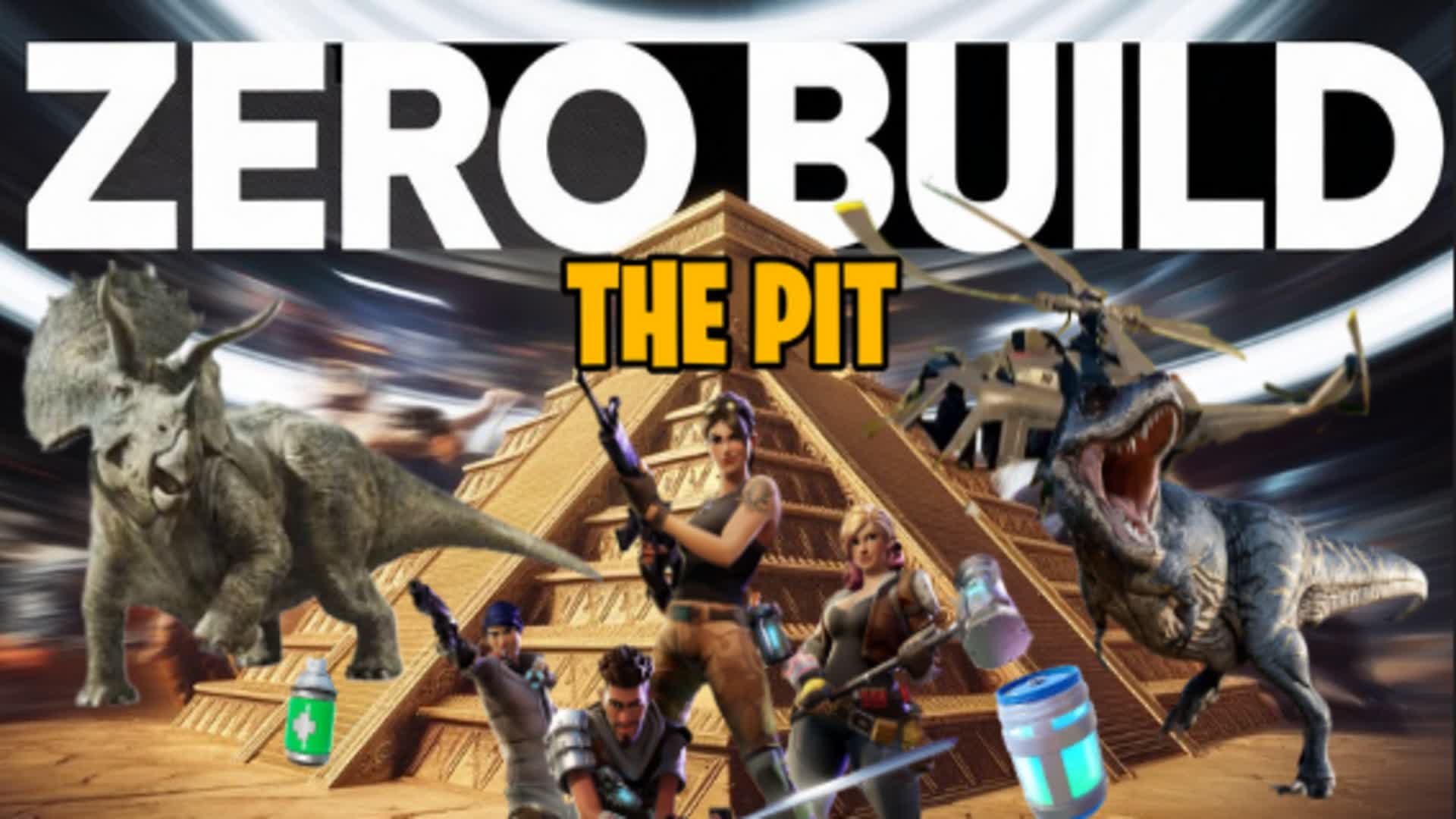 Zero Build piramide The Pit 3825-4908-7184 by shadow1995 - Fortnite Creative Map Code - Fortnite.GG