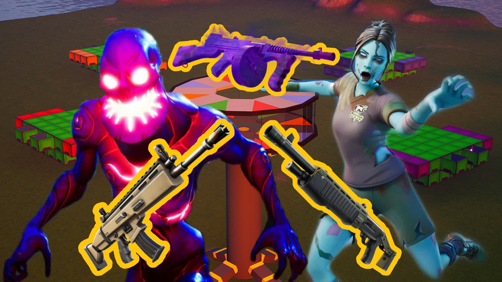 3V3V3V3 WITH ANY GUN (ZOMBIES) 5629-3628-9509 by devan_studios - Fortnite Creative Map Code ...