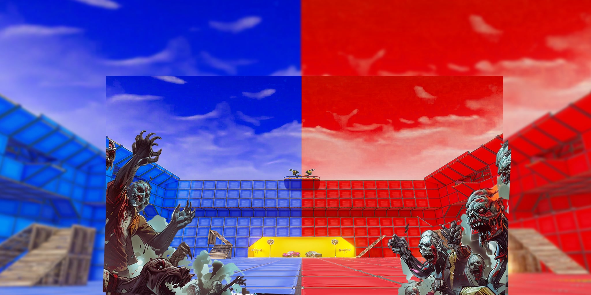 🧟ZOMBIE RED VS BLUE🔴🔵 8978-9715-7924 by misterbit - Fortnite Creative ...