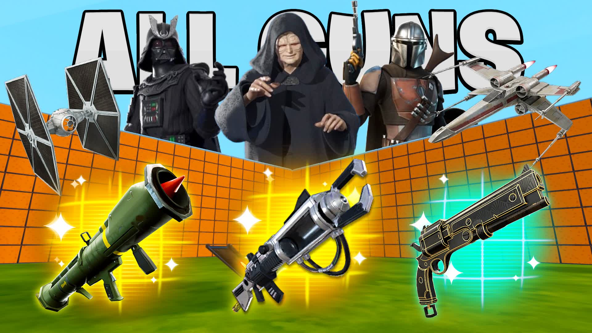 ALL WEAPONS & VEHICLES 1V1's 1800-8423-4913 by eldii - Fortnite Creative Map Code - Fortnite.GG