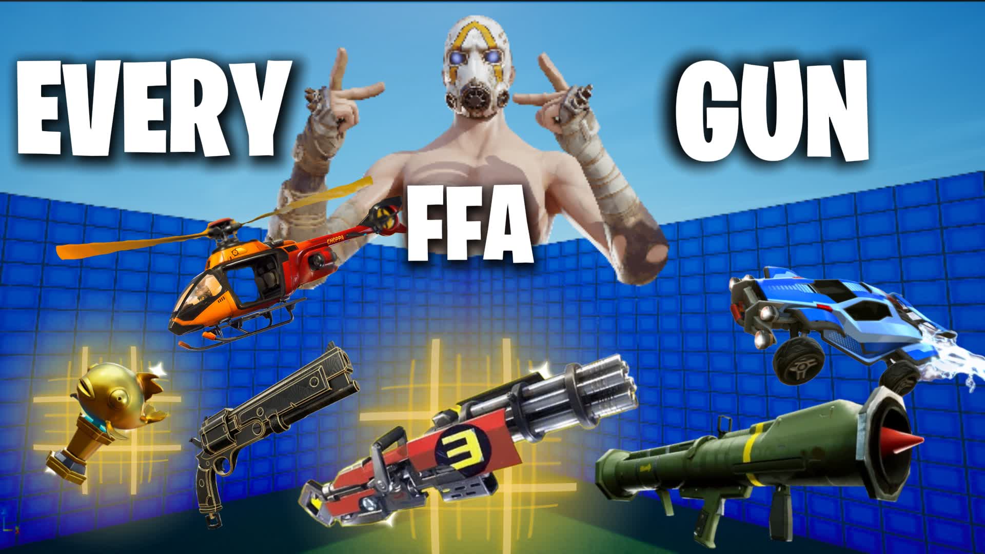 Every Gun FFA 6153-3916-7613 by lukster - Fortnite Creative Map Code ...