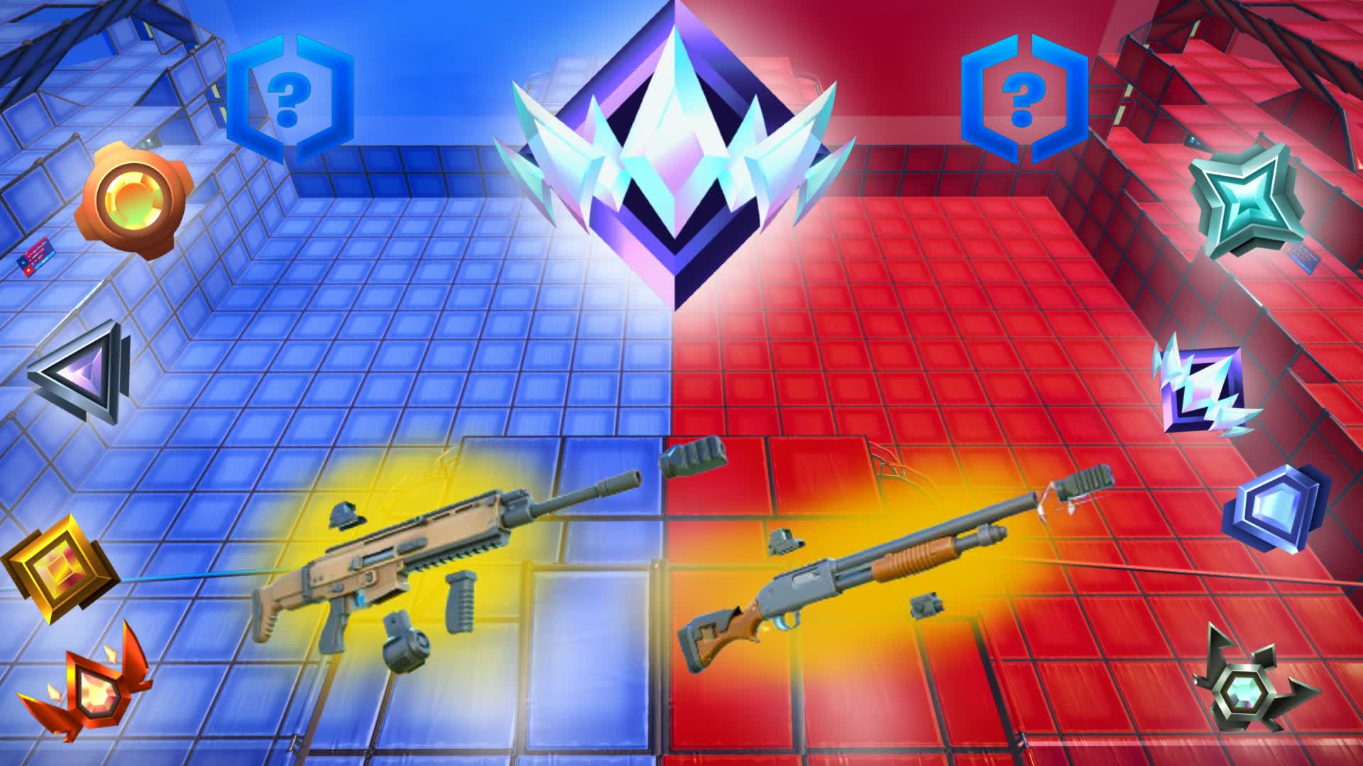 SUPER RANKED RED VS BLUE🔴🔵 1558-3100-8804 by mapus - Fortnite Creative ...