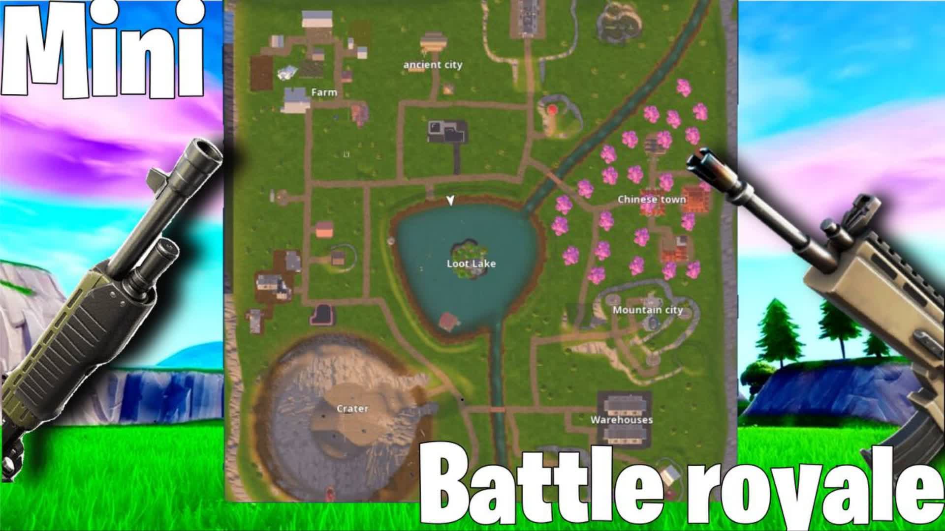 The Mini battle royale🌍 4139-9318-2150 by sigmo100 - Fortnite Creative Map Code - Fortnite.GG